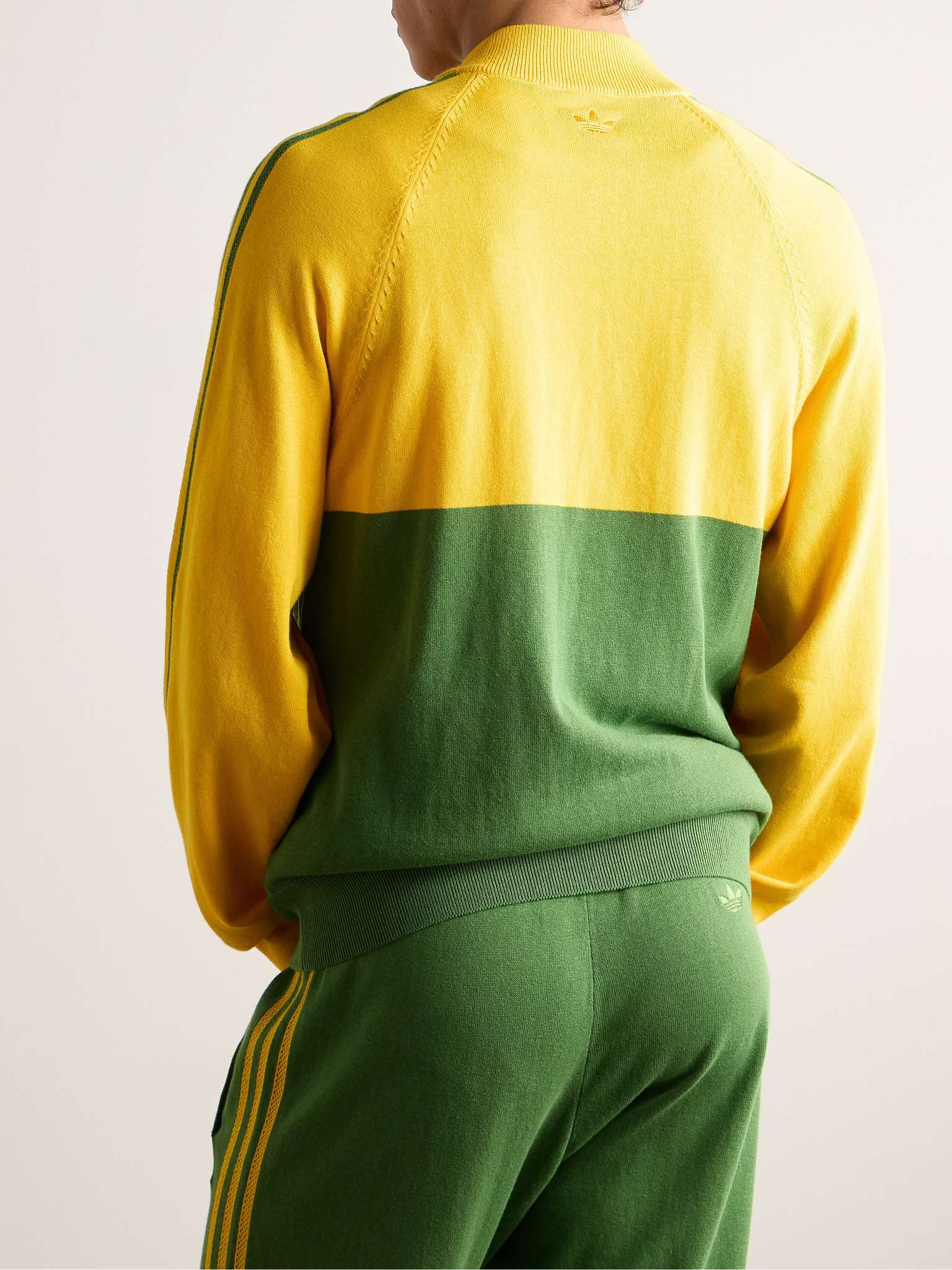 ADIDAS ORIGINALS + Wales Bonner Crochet-Trimmed Cotton Track Jacket for ...