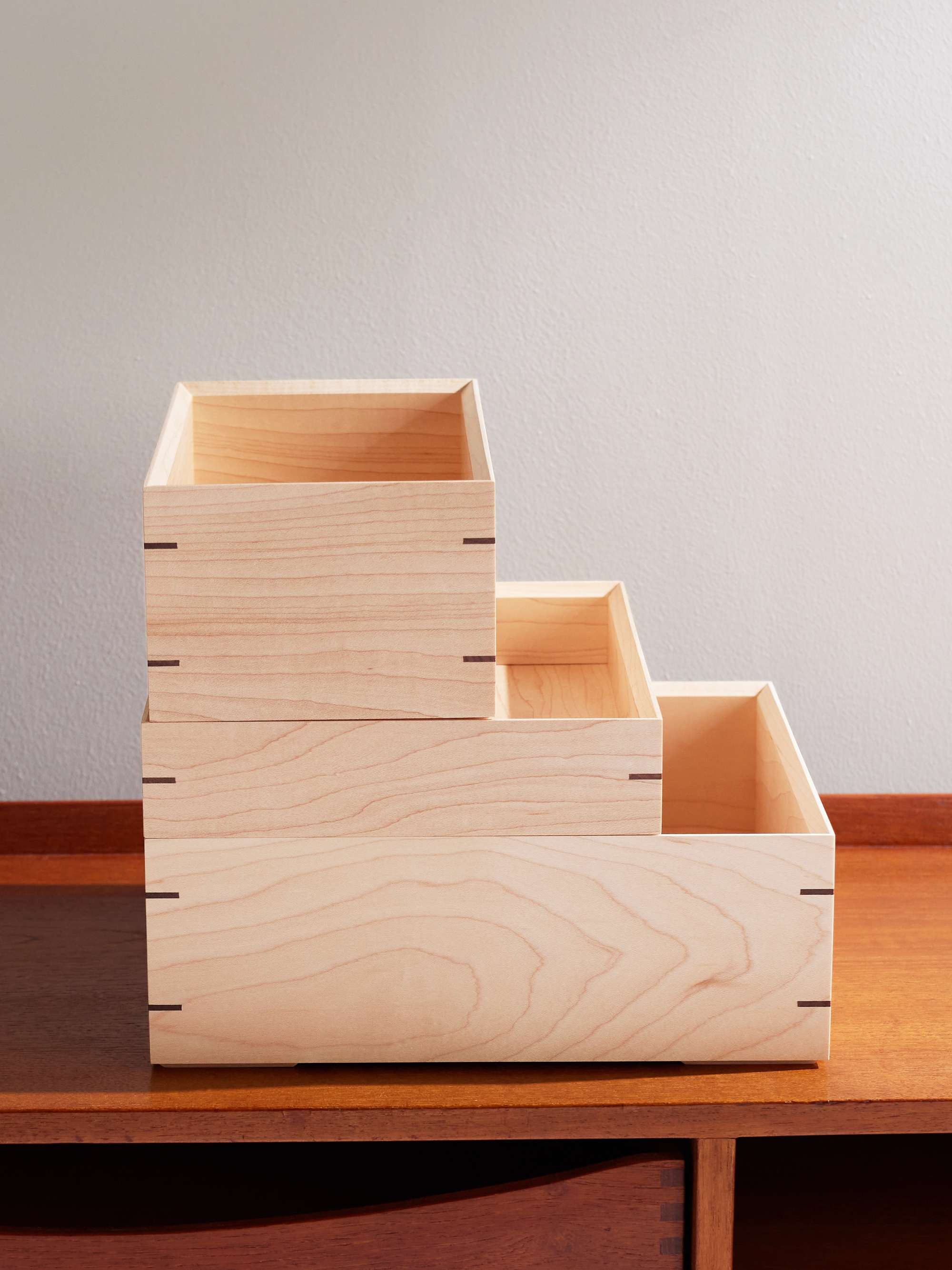 JAPAN BEST Set of Three Stackable Wood Desk Trays for Men | MR PORTER