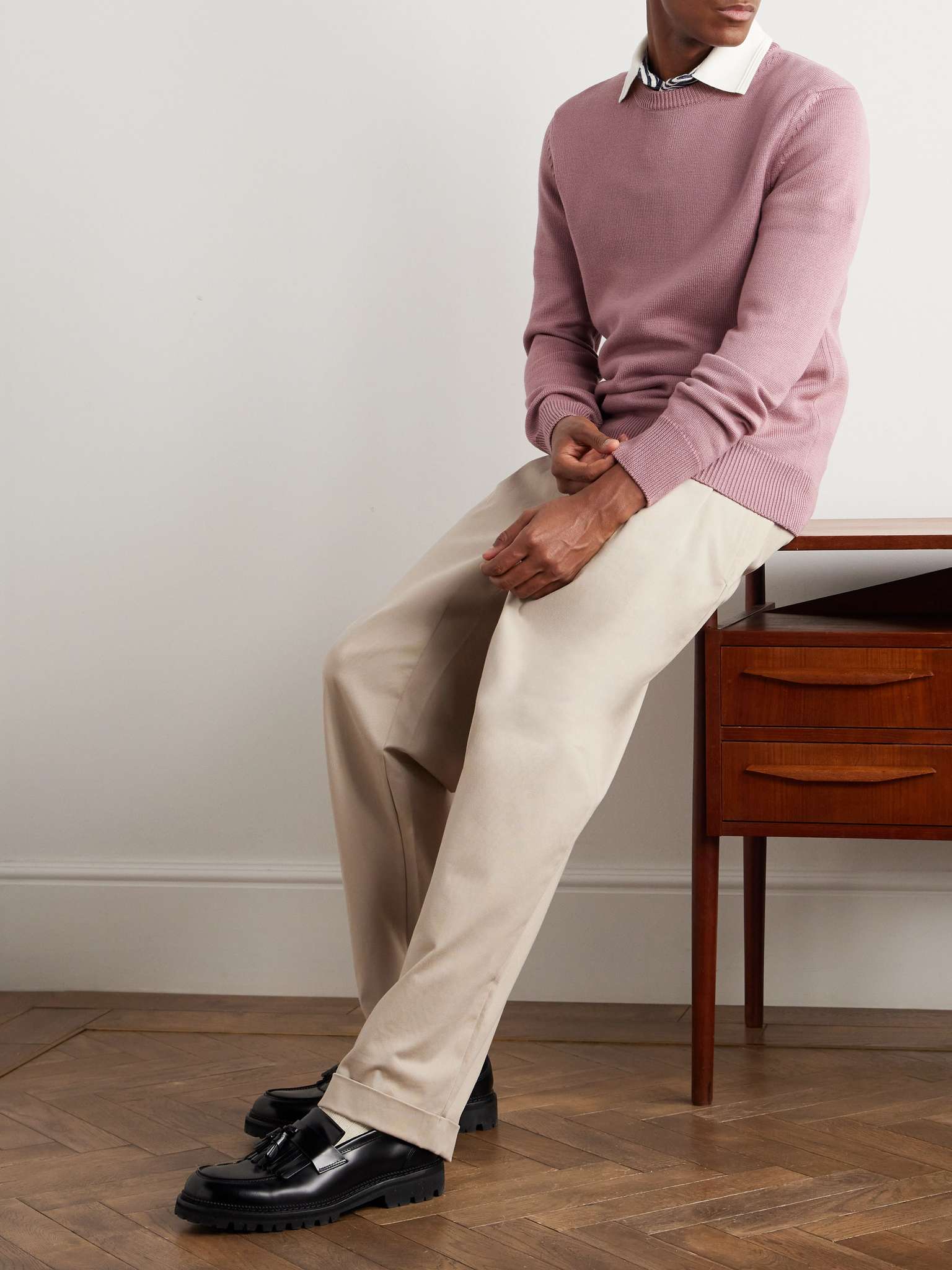 MR P. Golf Merino Wool Sweater for Men | MR PORTER