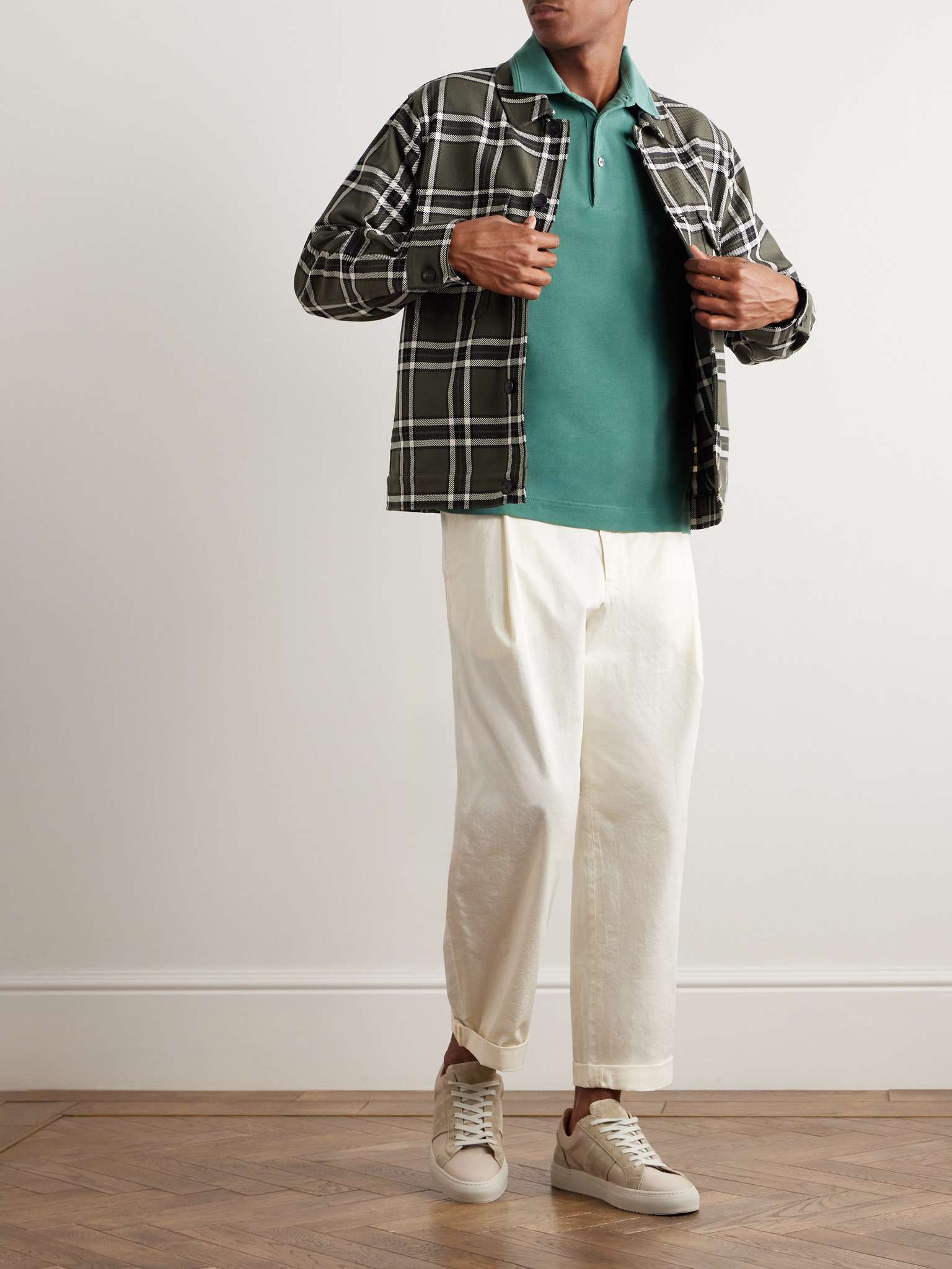 MR P. Slim-Fit Cotton-Piqué Polo Shirt for Men | MR PORTER