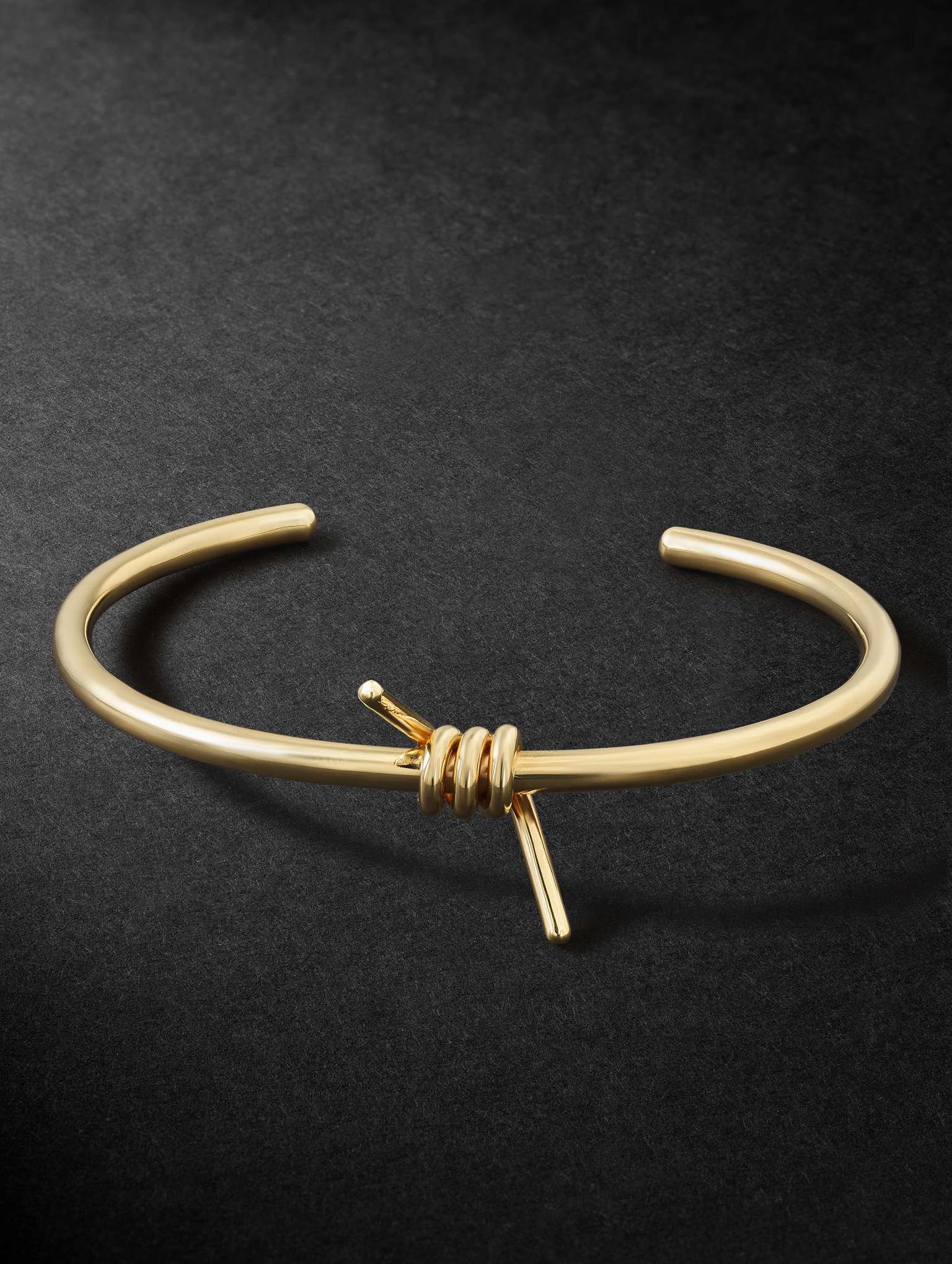 ESTABLISHED Barbed Wire 14-Karat Gold Cuff for Men | MR PORTER