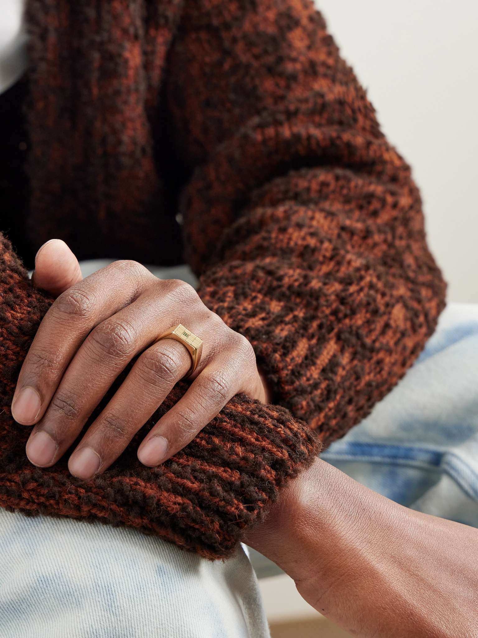 PATTARAPHAN Chata 14-Karat Gold Emerald Ring for Men | MR PORTER