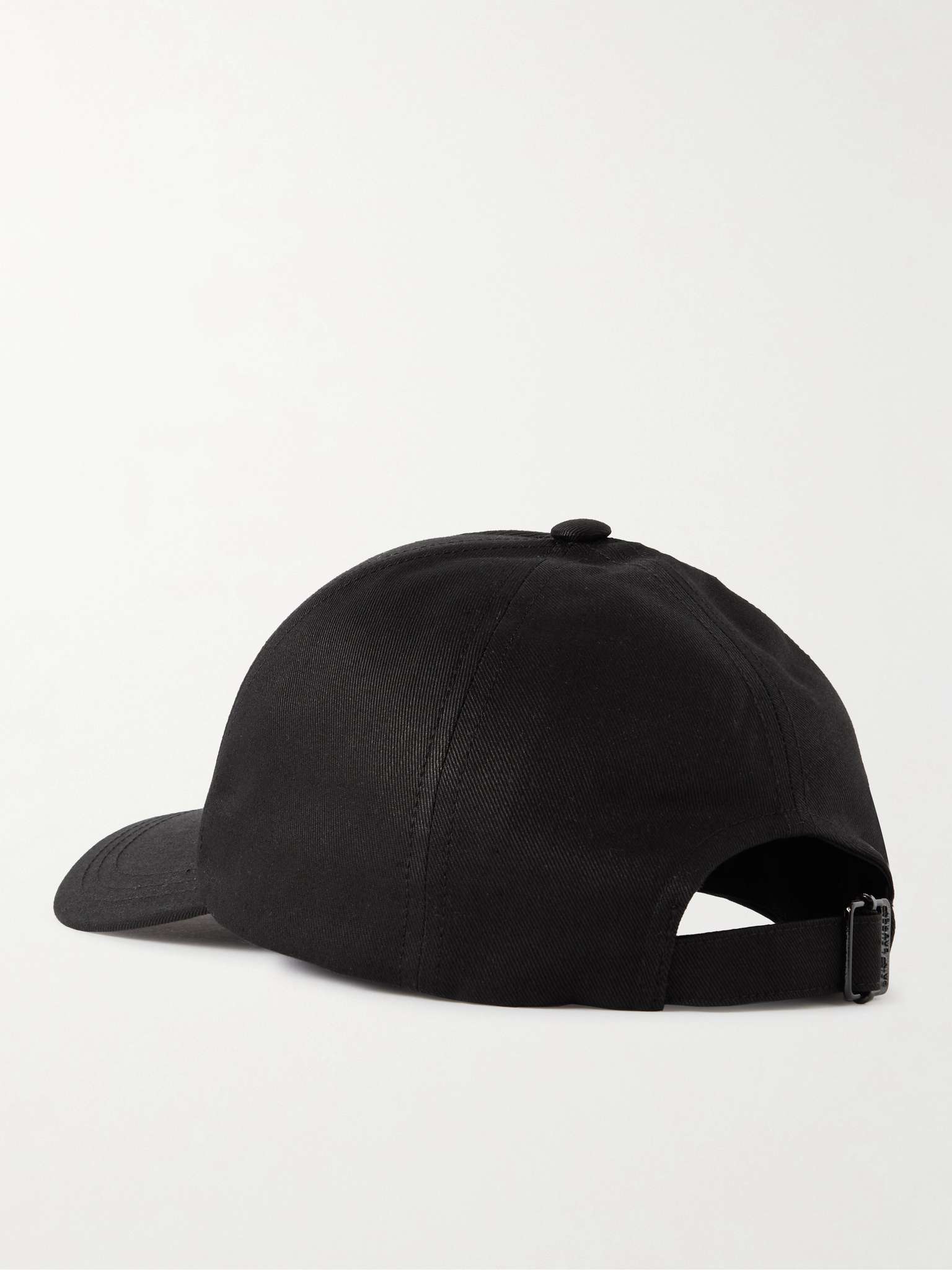 SAINT LAURENT Logo-Embroidered Cotton and Linen-Blend Gabardine Baseball Cap for Men | MR PORTER