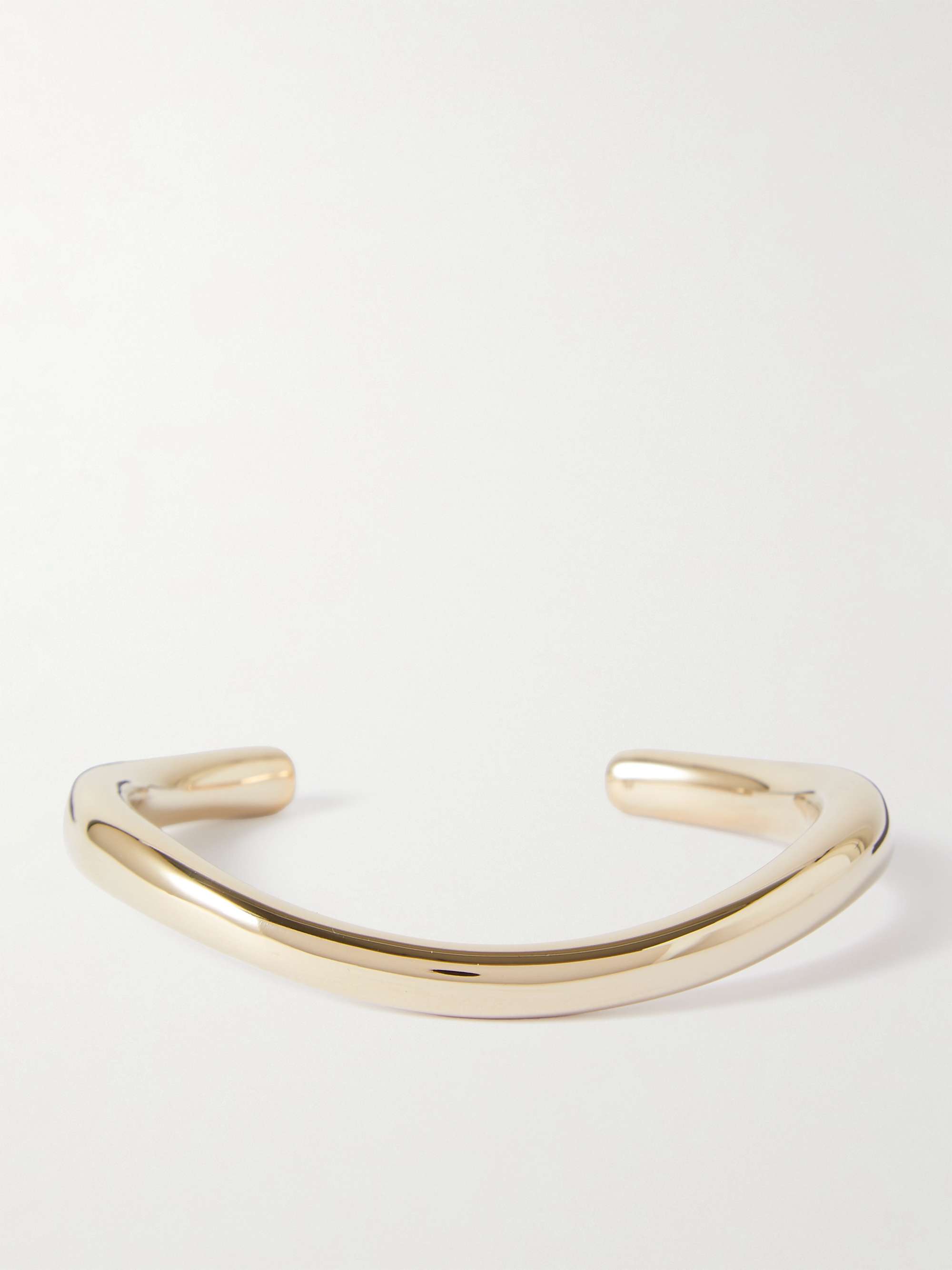SAINT LAURENT Gold-Tone Cuff for Men | MR PORTER