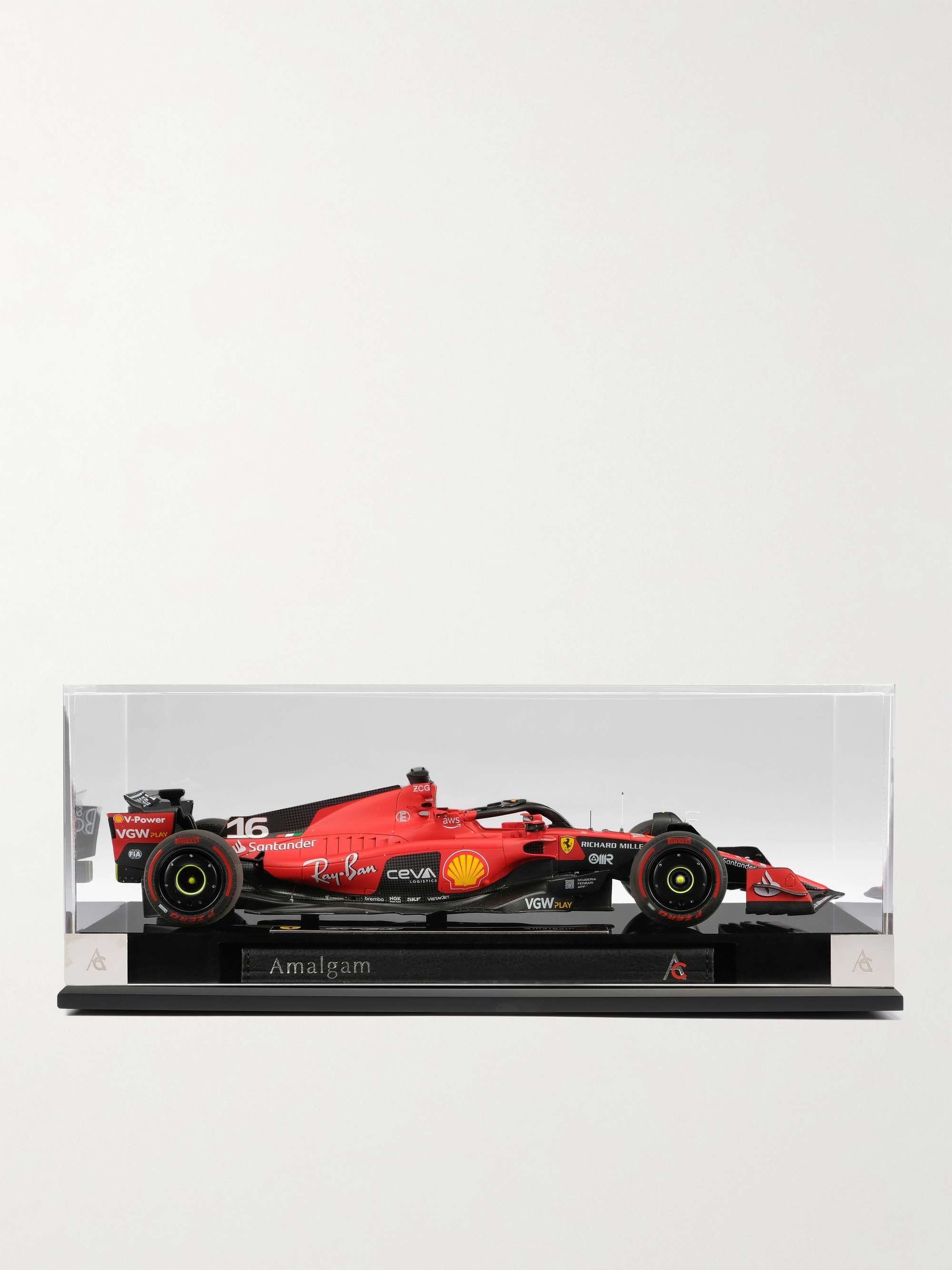 AMALGAM COLLECTION Ferrari SF-23 Formula One Leclerc 1:18 Model Car for ...