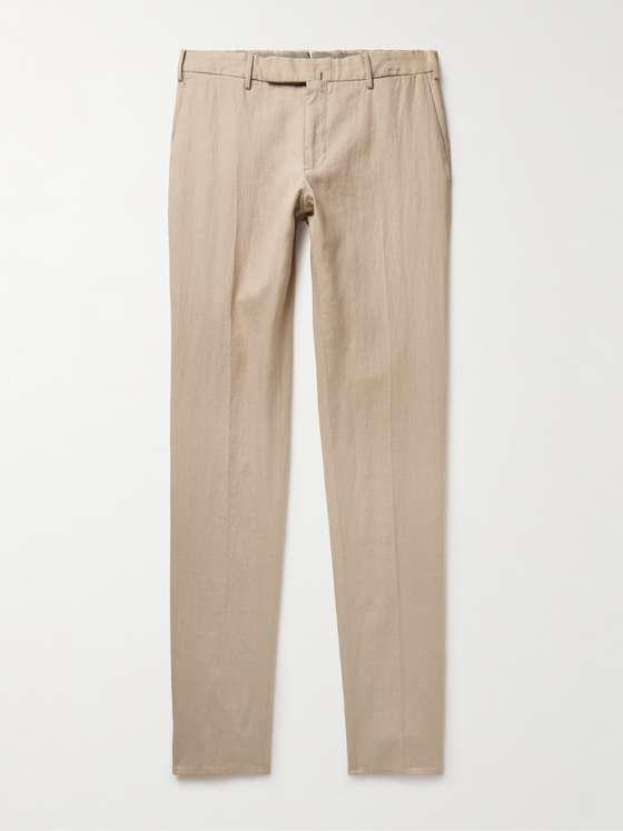 INCOTEX Venezia 1951 Slim-Fit Linen Trousers for Men | MR PORTER