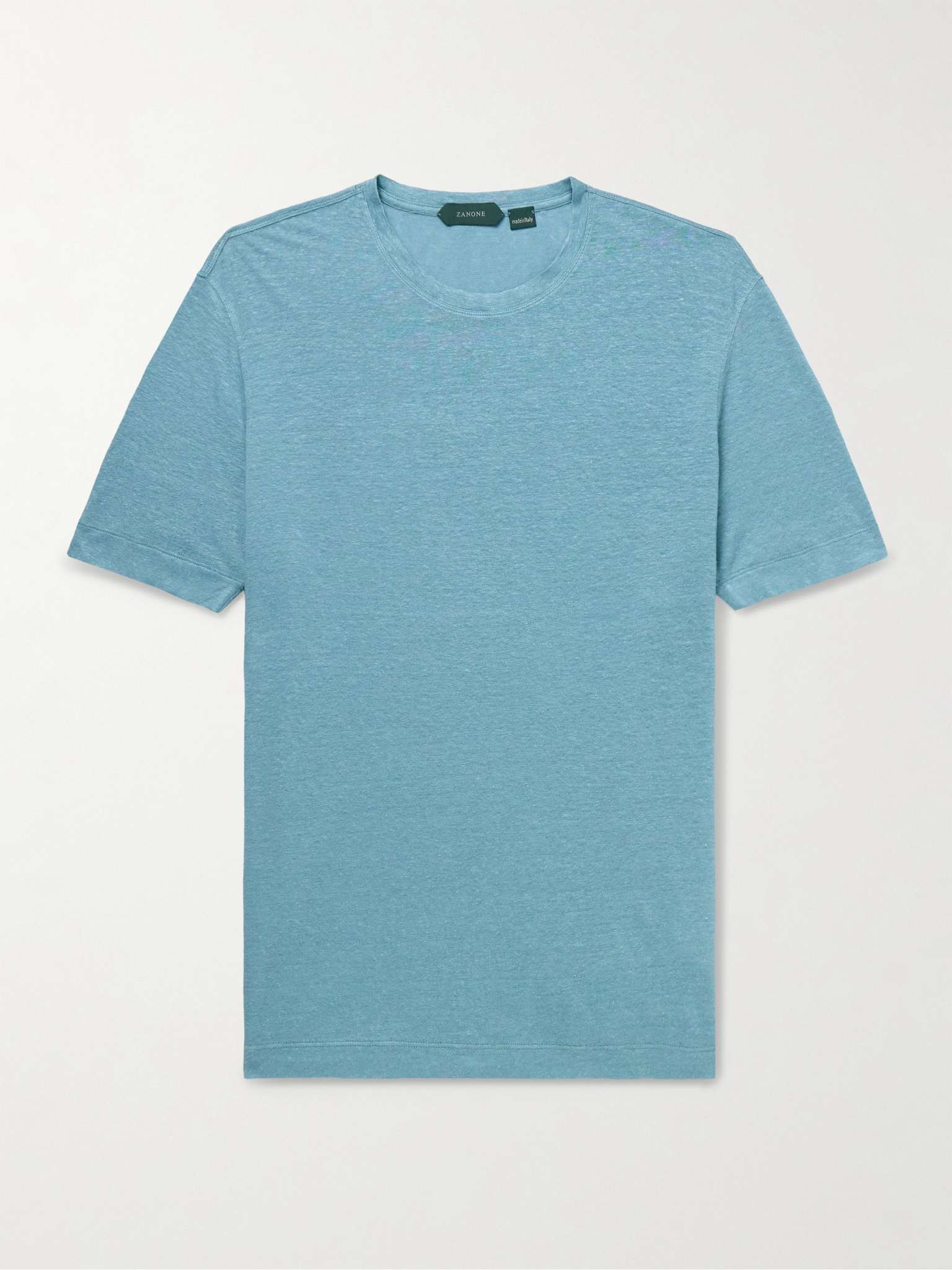 INCOTEX Zanone Stretch-Linen T-Shirt for Men | MR PORTER