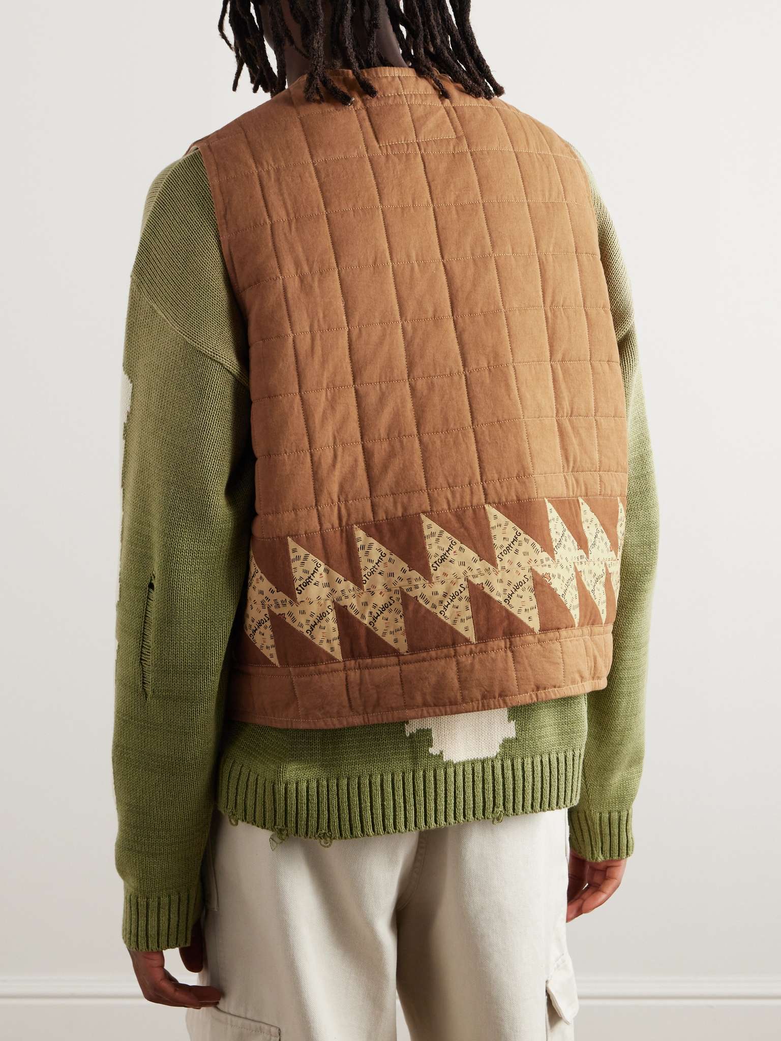 STORY MFG. Saturn Patchwork Quilted Organic Cotton Gilet for Men | MR PORTER