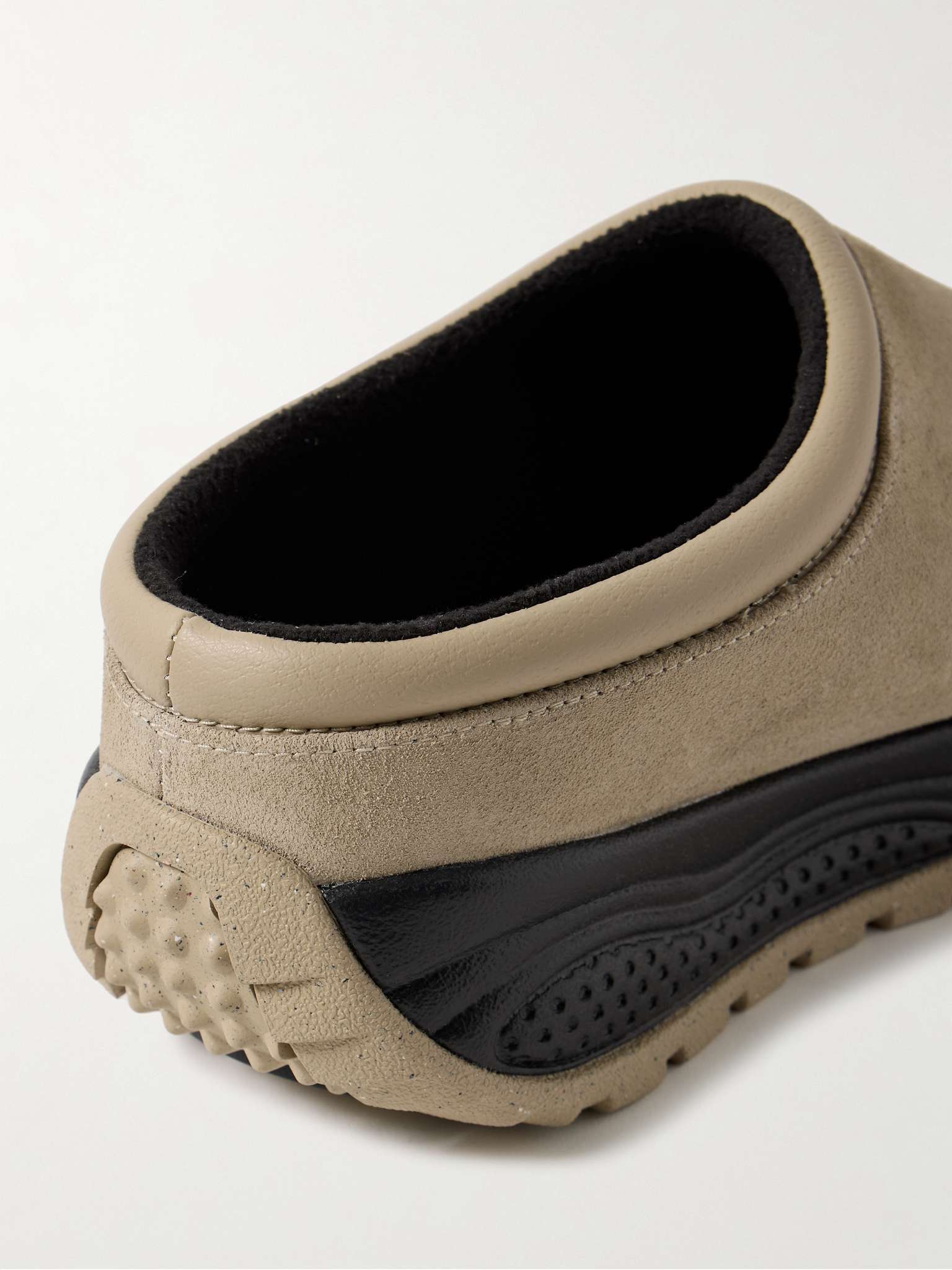 NIKE ACG Rufus Leather-Trimmed Suede Slip-On Sneakers for Men | MR PORTER