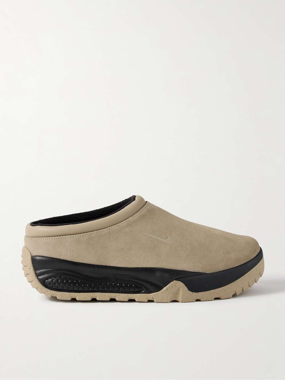 NIKE ACG Rufus Leather-Trimmed Suede Slip-On Sneakers for Men | MR PORTER