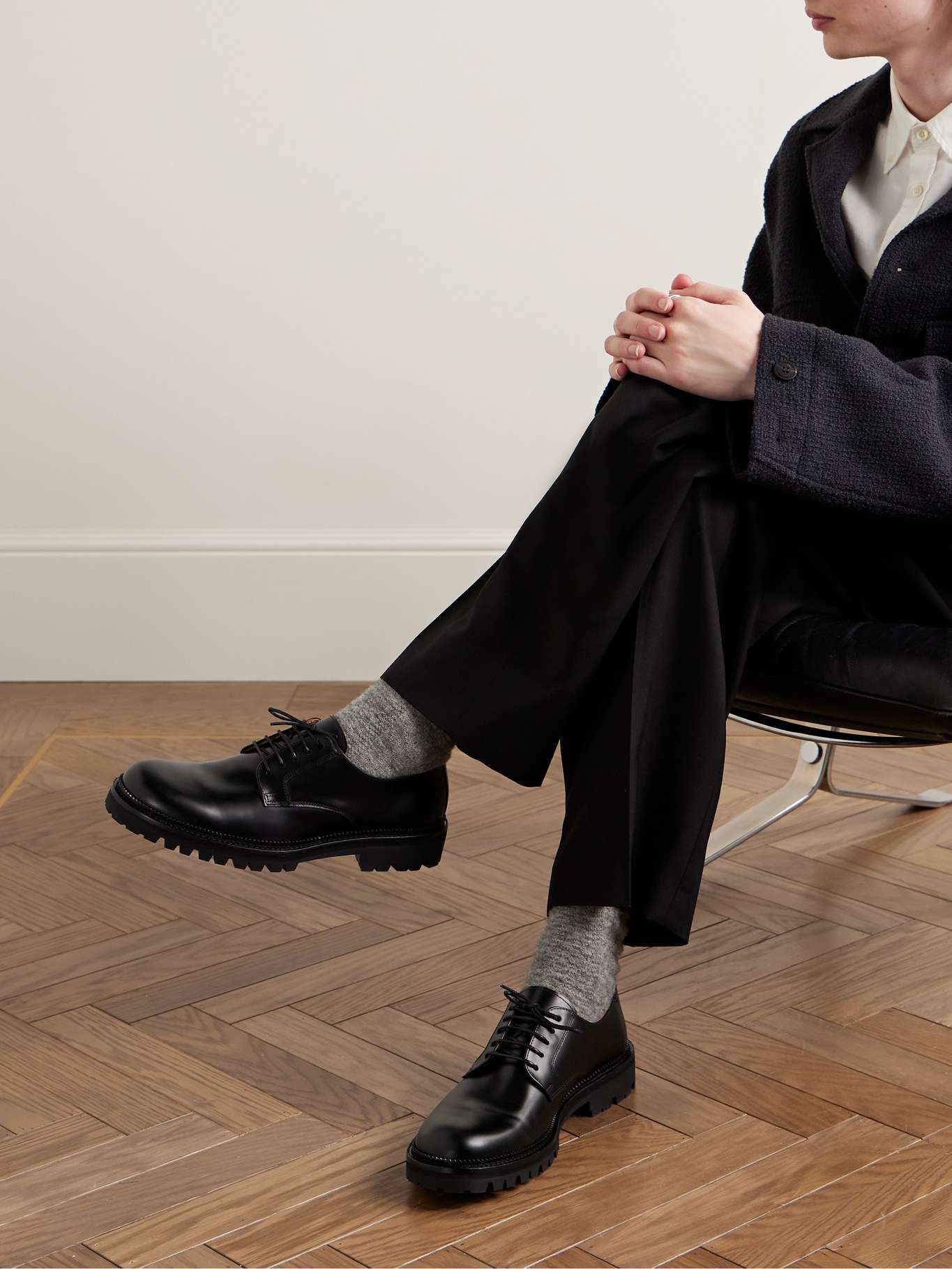 MR P. Jacques Leather Derby Shoes for Men | MR PORTER