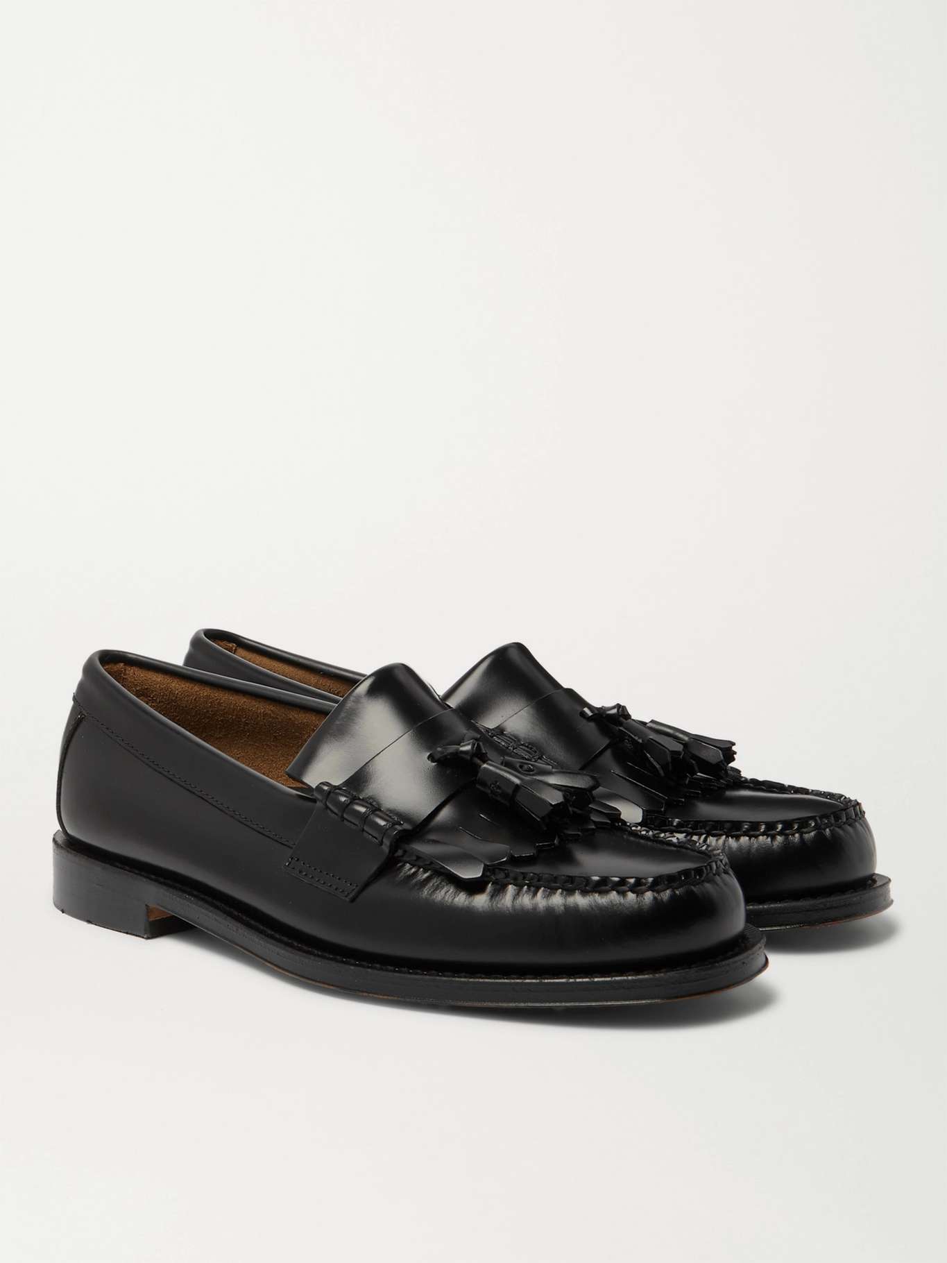 G.H. BASS Weejuns Layton Kiltie Moc II Leather Tasselled Loafers for ...