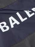 BALENCIAGA Oversized Logo-Print Colour-Block Shell Jacket for Men | MR ...