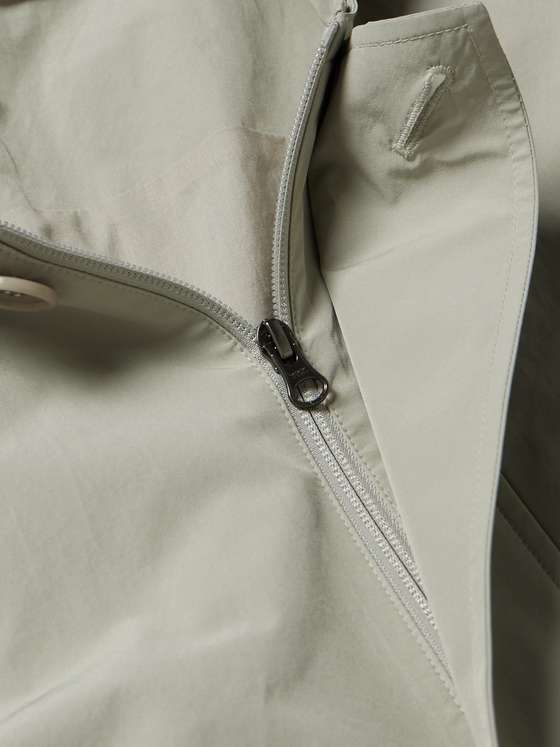 Gray Hooded Shell Jacket | AMOMENTO | MR PORTER