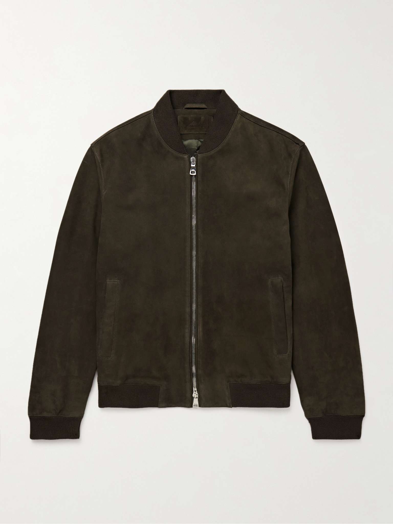 MR P. Suede Bomber Jacket for Men | MR PORTER