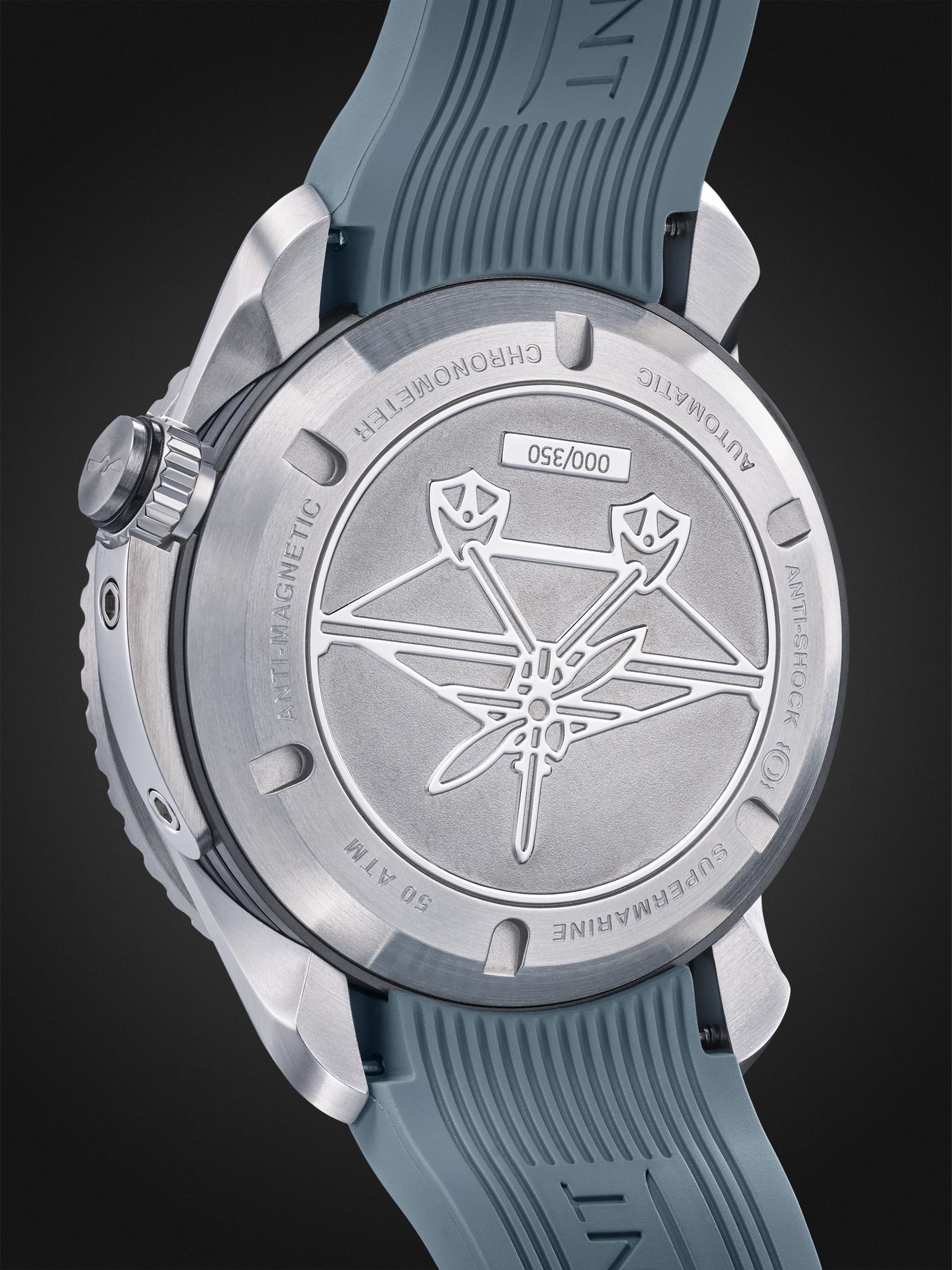 BREMONT Waterman Apex II Automatic Chronograph 43mm Stainless Steel and ...