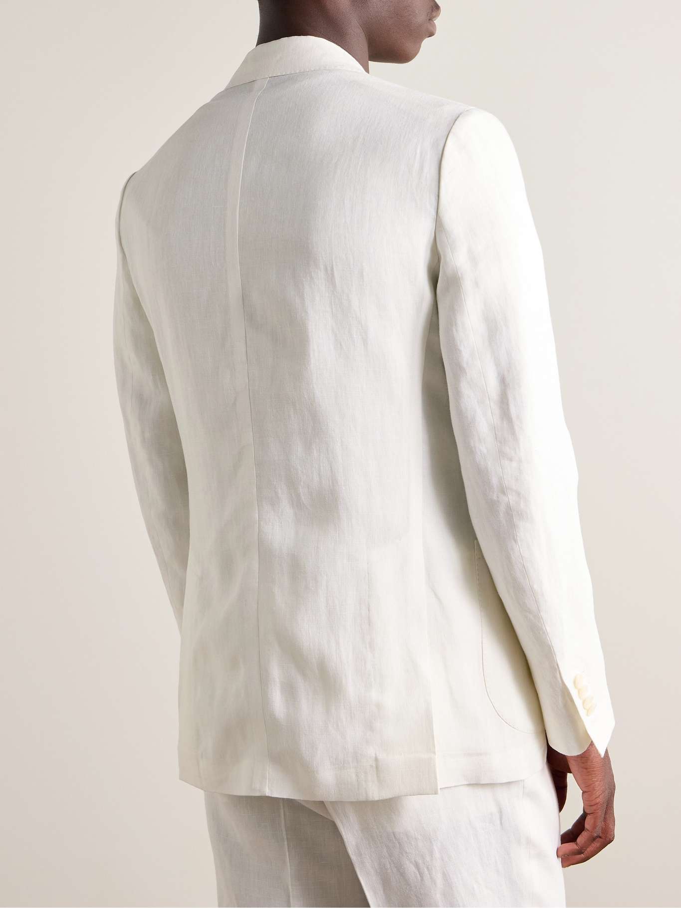 DE PETRILLO Slim-Fit Linen Suit Jacket for Men | MR PORTER