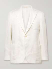 DE PETRILLO Slim-Fit Linen Suit Jacket for Men | MR PORTER