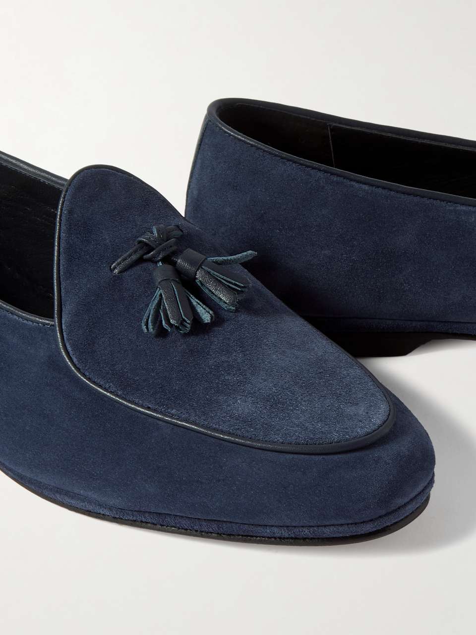 RUBINACCI Tasselled Suede Loafers for Men | MR PORTER