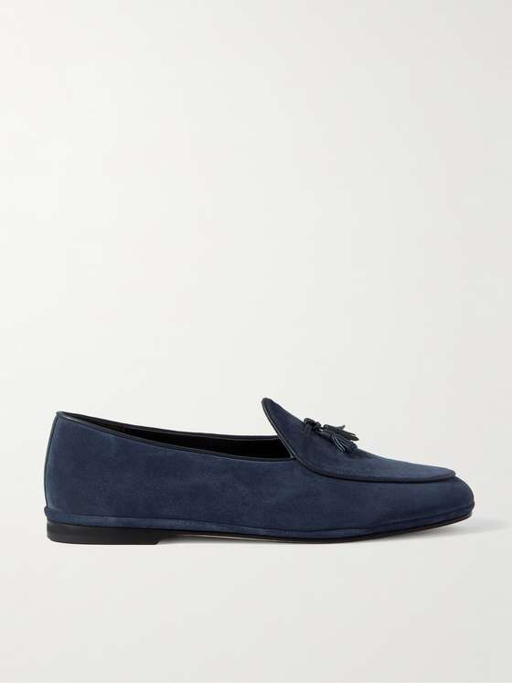 RUBINACCI Tasselled Suede Loafers for Men | MR PORTER