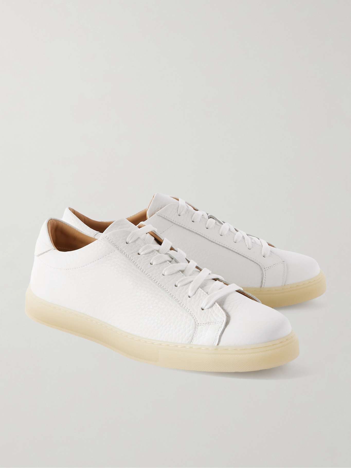 THOM SWEENEY Full-Grain Leather Sneakers for Men | MR PORTER