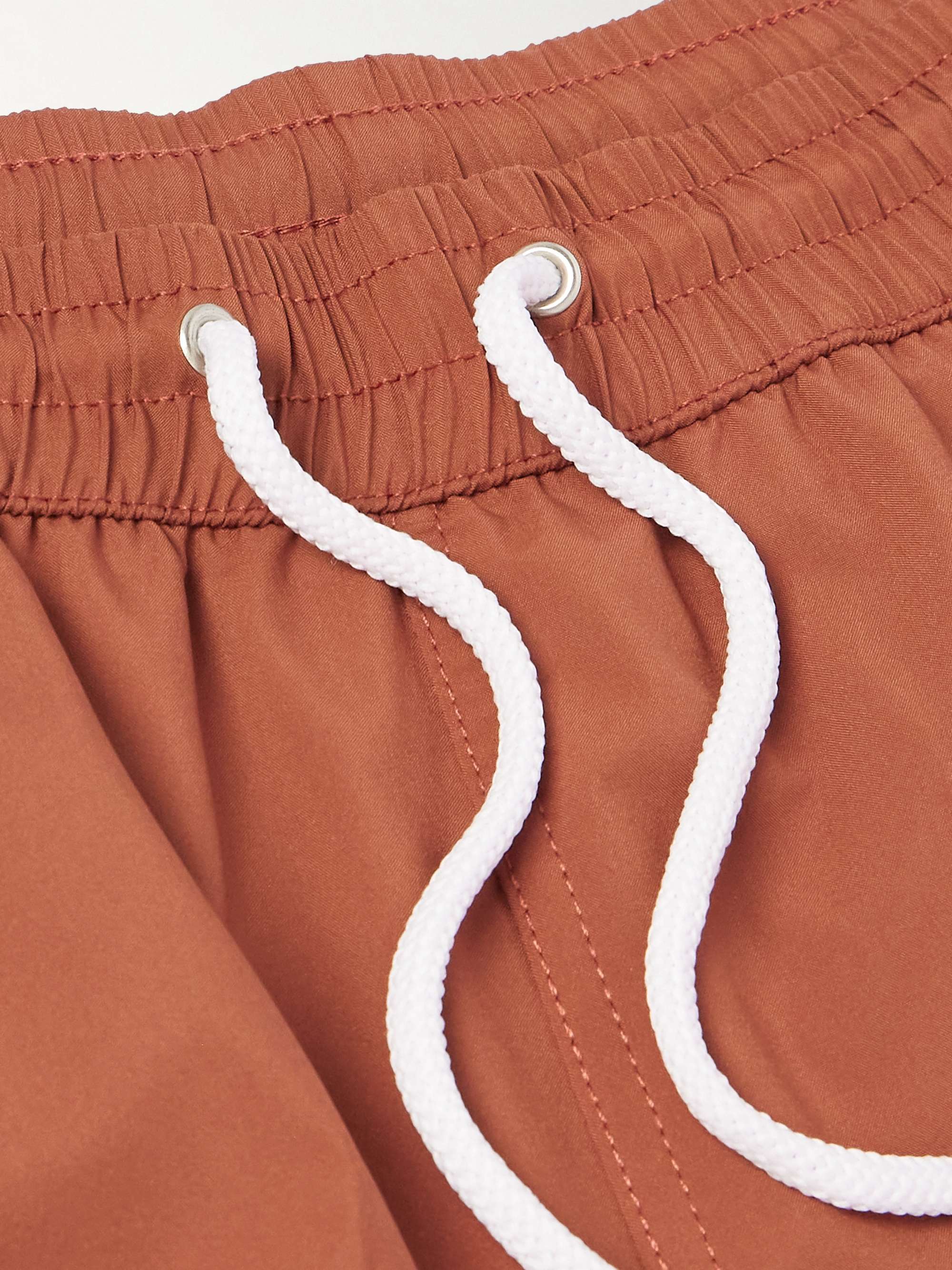 Orange Straight-Leg Mid-Length Swim Shorts | THOM SWEENEY | MR PORTER