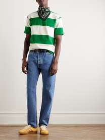 Blue Tapered Selvedge Jeans | DRAKE'S | MR PORTER