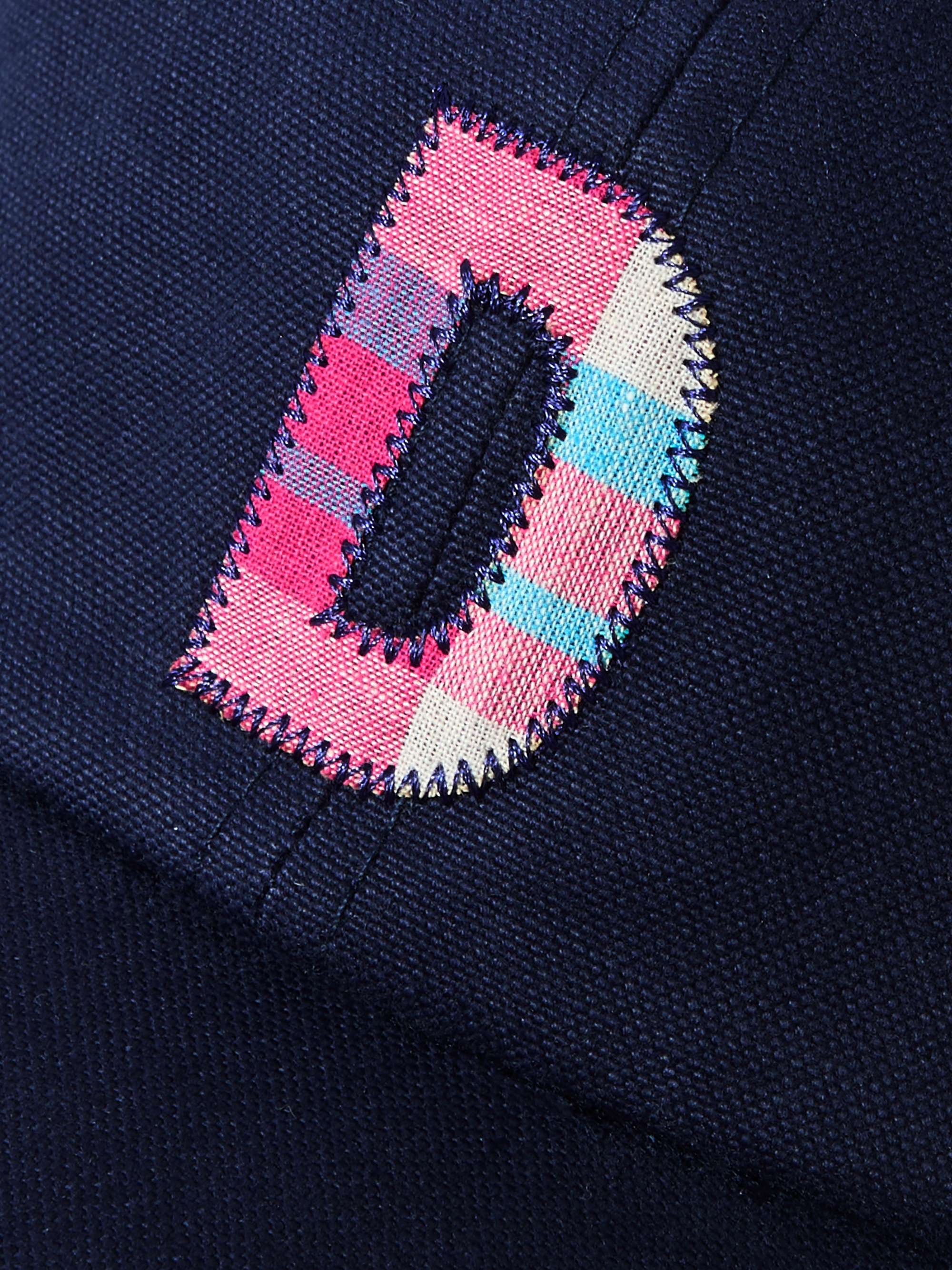 DRAKE'S Logo-Appliquéd Cotton-Canvas Baseball Cap for Men | MR PORTER