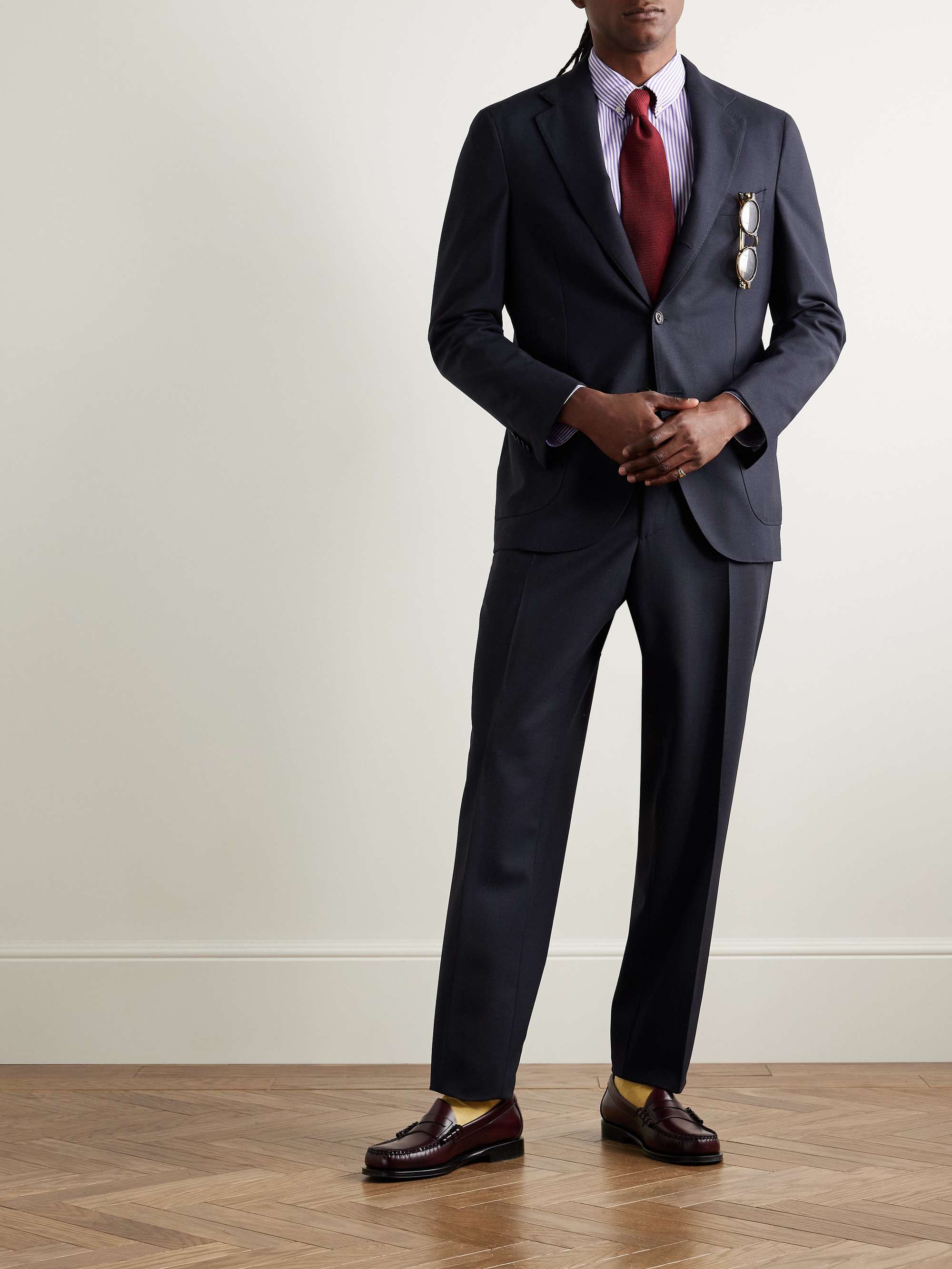 DRAKE'S Virgin Wool Suit Jacket for Men | MR PORTER