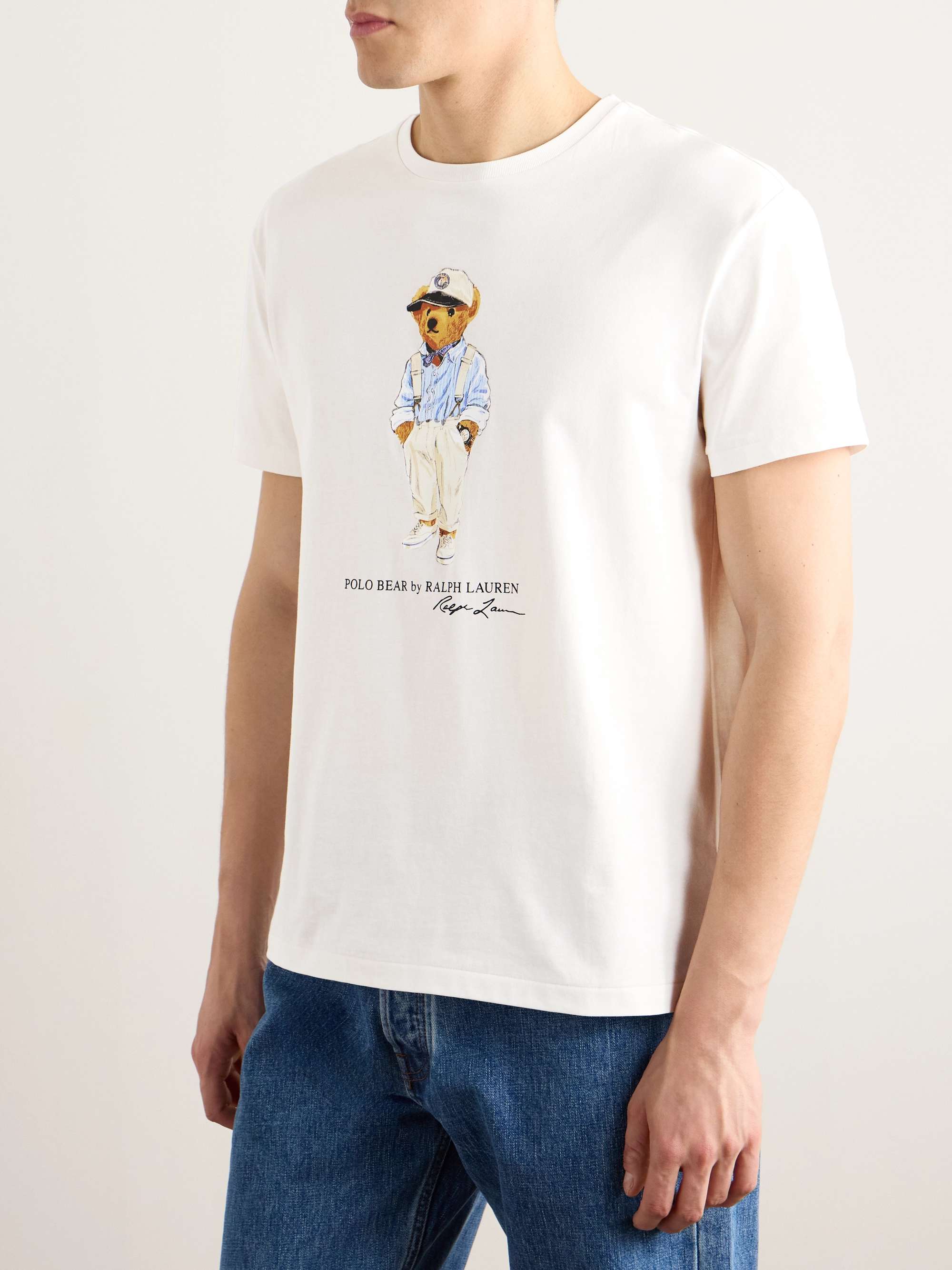POLO RALPH LAUREN Logo-Print Cotton-Jersey T-Shirt for Men | MR PORTER