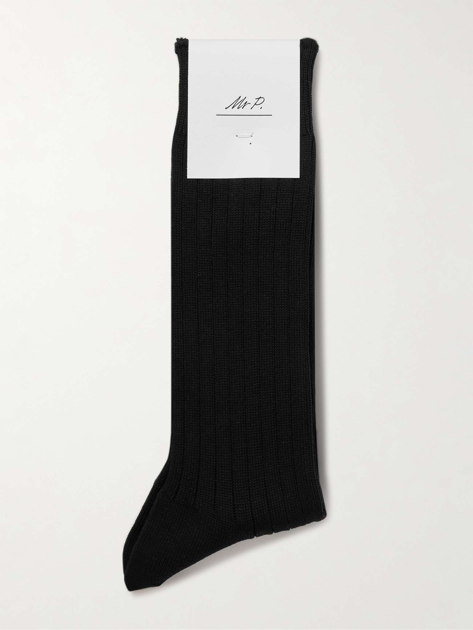 MR P. Ribbed Cotton-Blend Socks for Men | MR PORTER