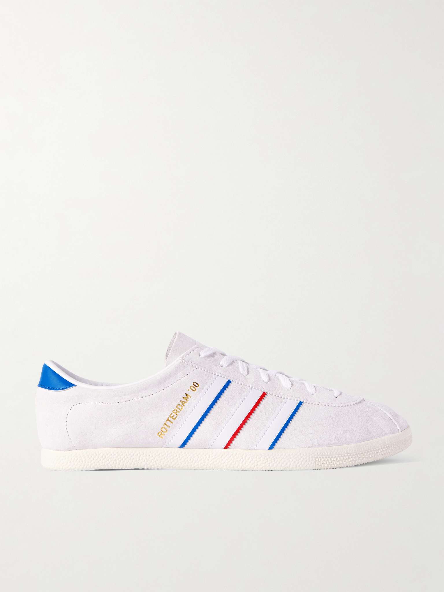 ADIDAS ORIGINALS Rotterdam 00 Leather-Trimmed Suede Sneakers for Men ...