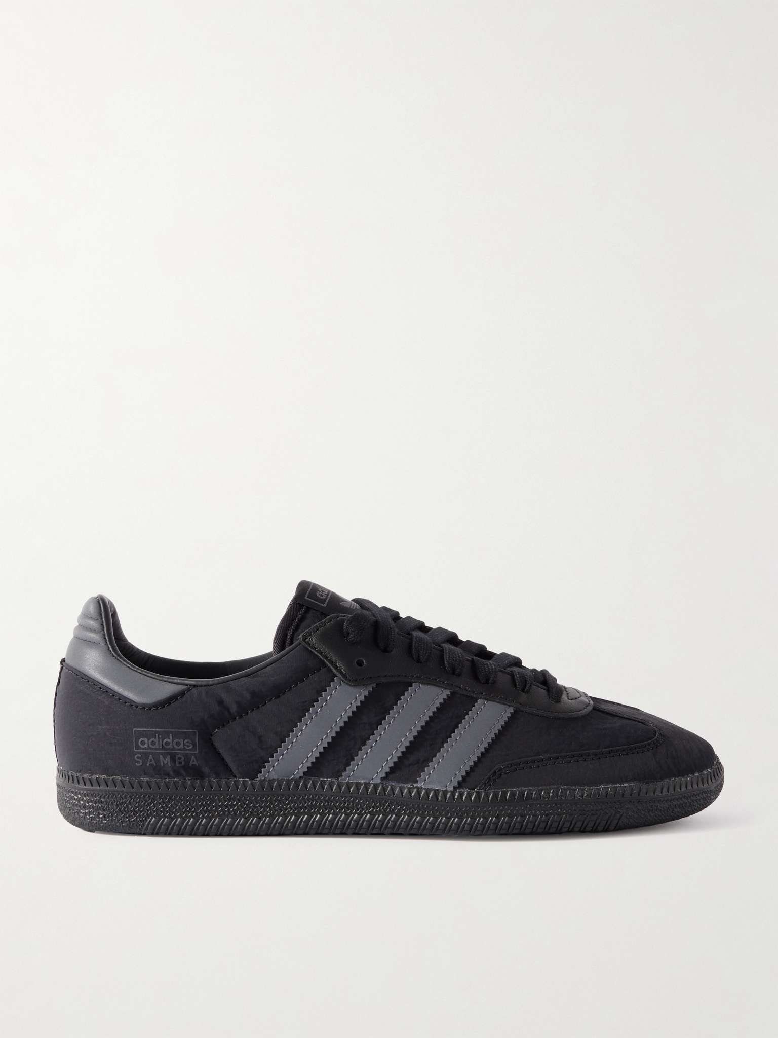 ADIDAS ORIGINALS Samba OG Leather-Trimmed Shell Sneakers for Men | MR ...