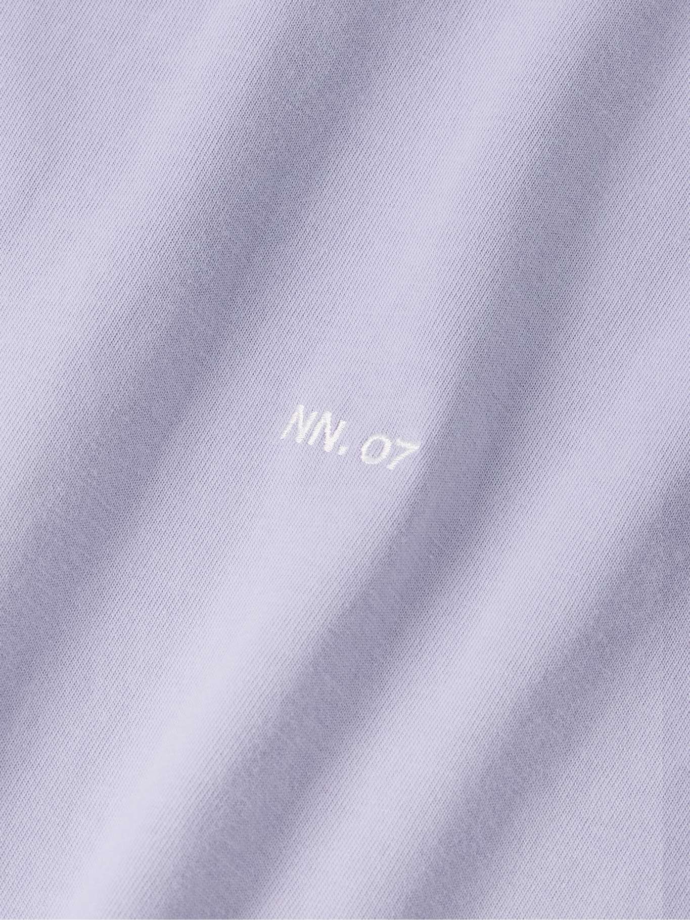 Lavender Adam 3209 Logo-Embroidered Pima Cotton-Jersey T-Shirt | NN07 ...