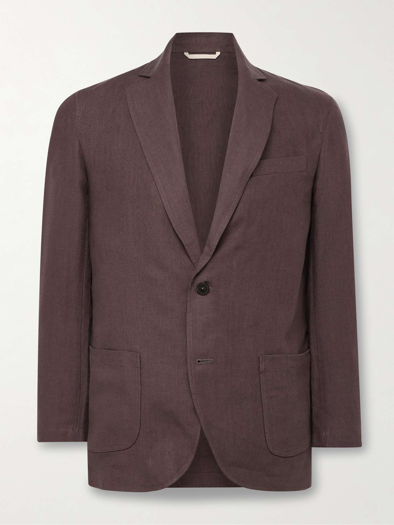 DE BONNE FACTURE Essential Unstructured Linen Suit Jacket for Men | MR ...