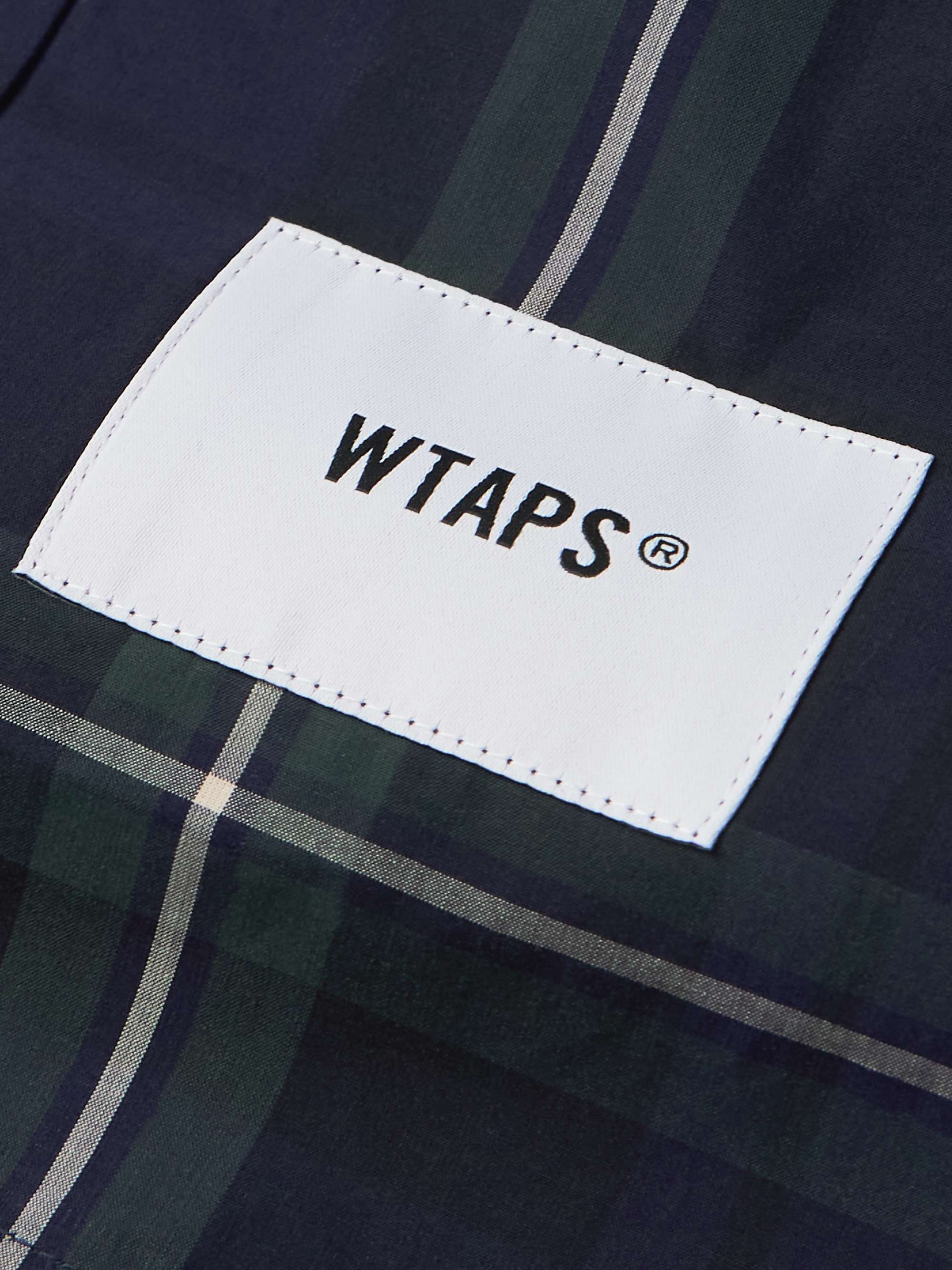 WTAPS® Checked Cotton Shirt for Men | MR PORTER