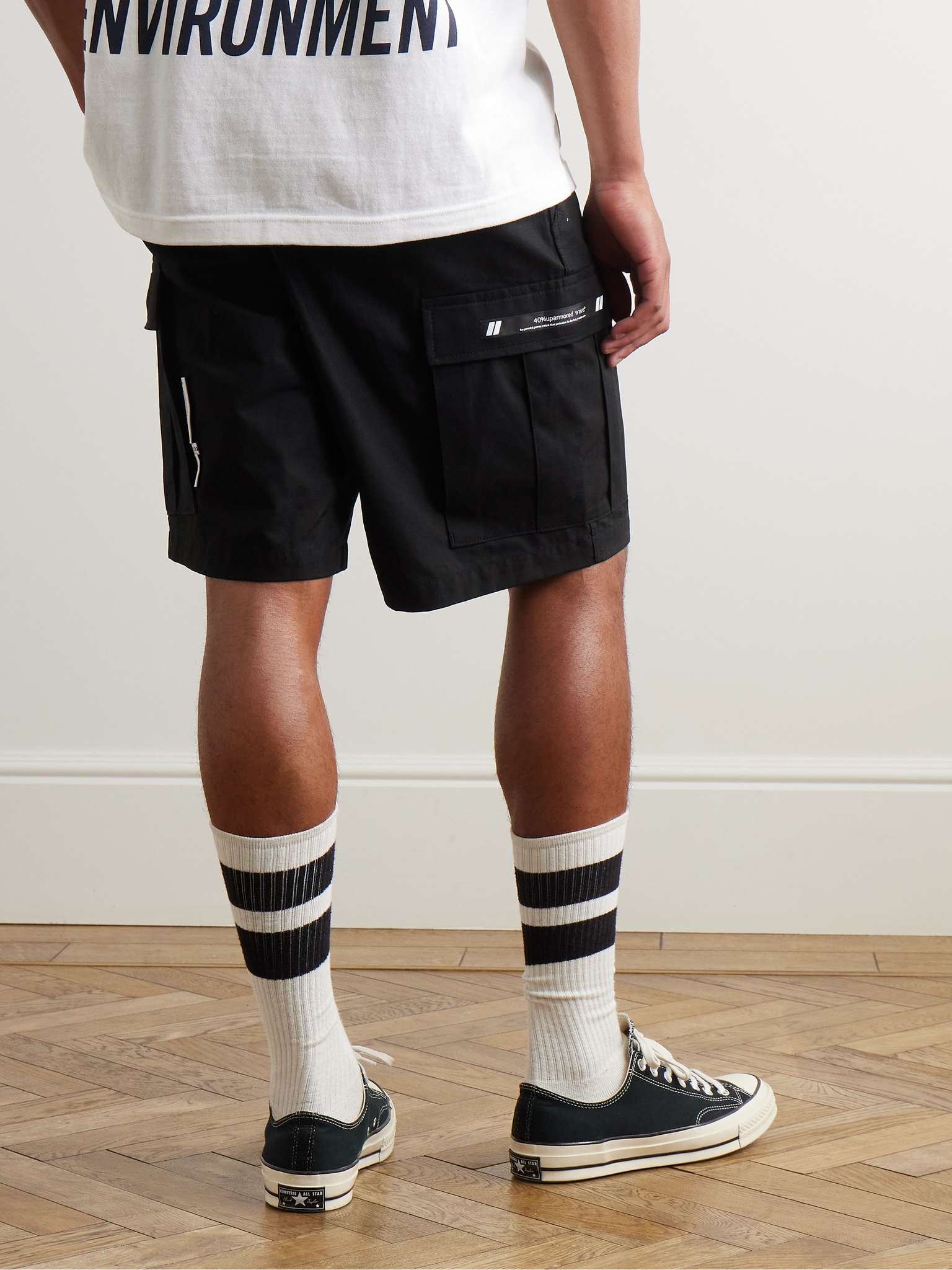 WTAPS® Wide-Leg Cotton-Ripstop Cargo Shorts for Men | MR PORTER