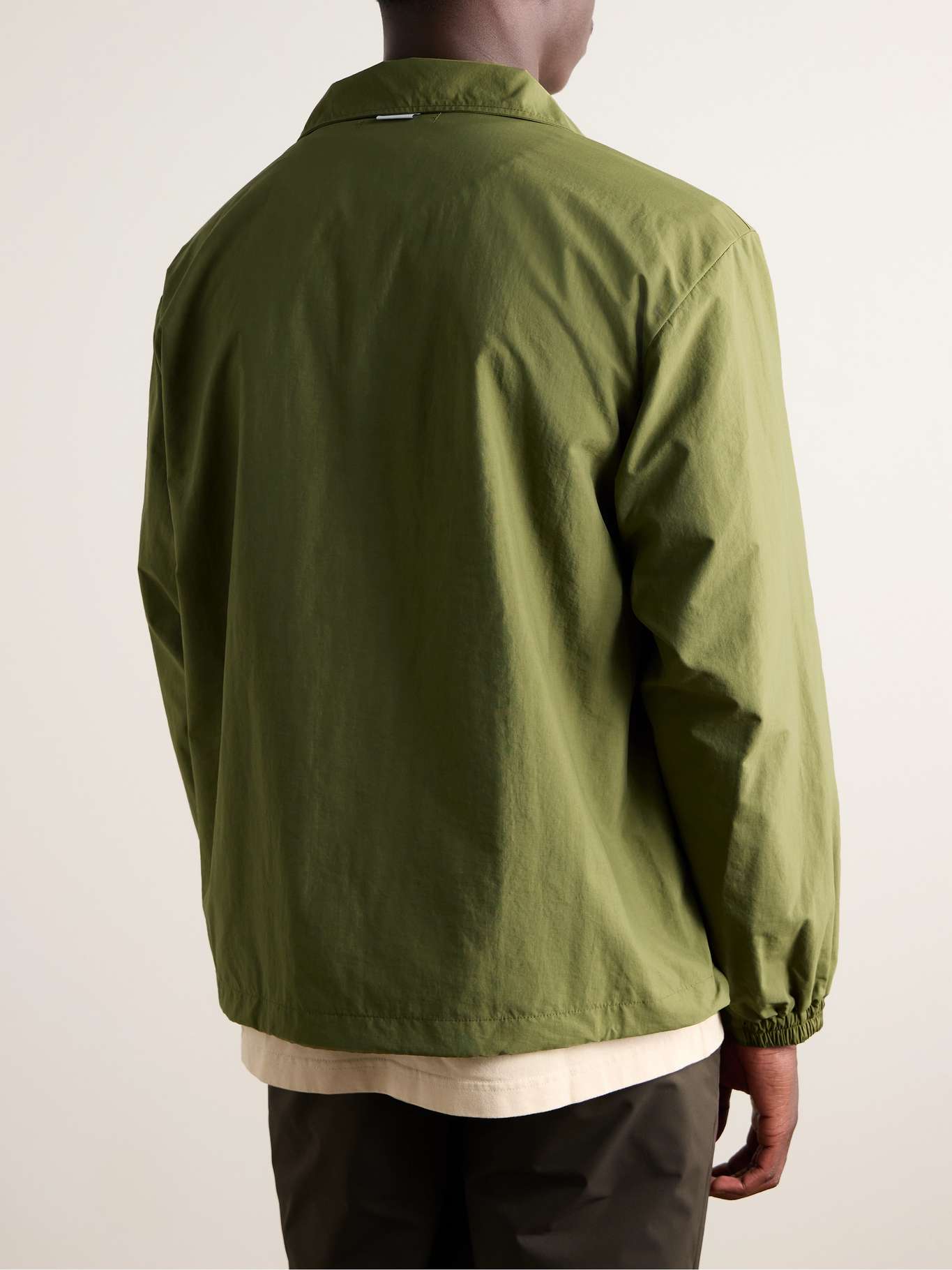 Green Logo-Print Pertex® Nylon Jacket | WTAPS® | MR PORTER