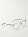 SAINT LAURENT EYEWEAR Round-Frame Recycled-Acetate Optical Lenses for ...