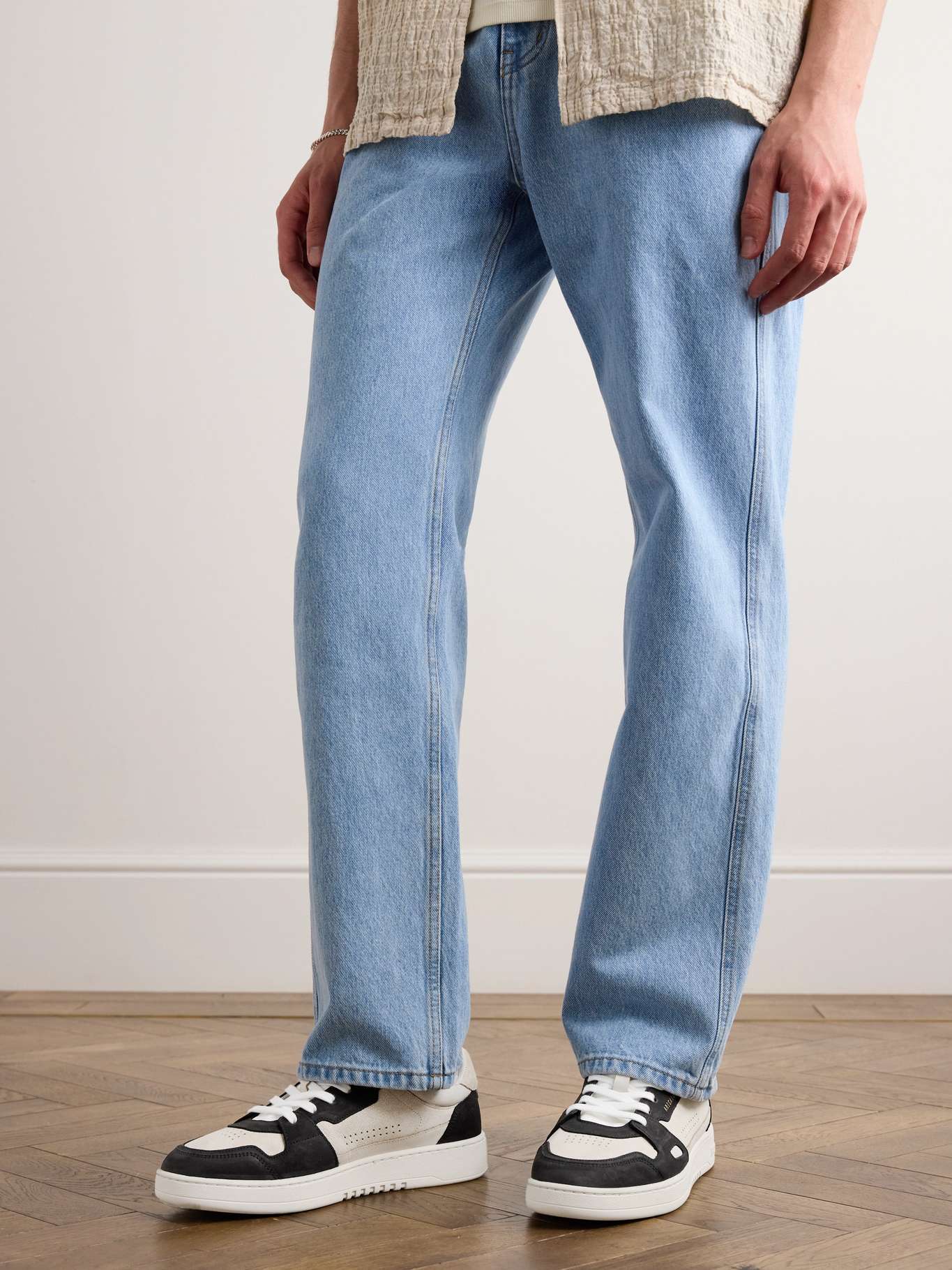 AXEL ARIGATO Dice Lo Nubuck-Trimmed Leather Sneakers for Men | MR PORTER