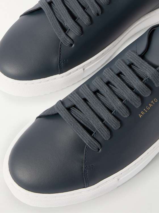 AXEL ARIGATO Clean 90 Suede-Trimmed Leather Sneakers for Men | MR PORTER