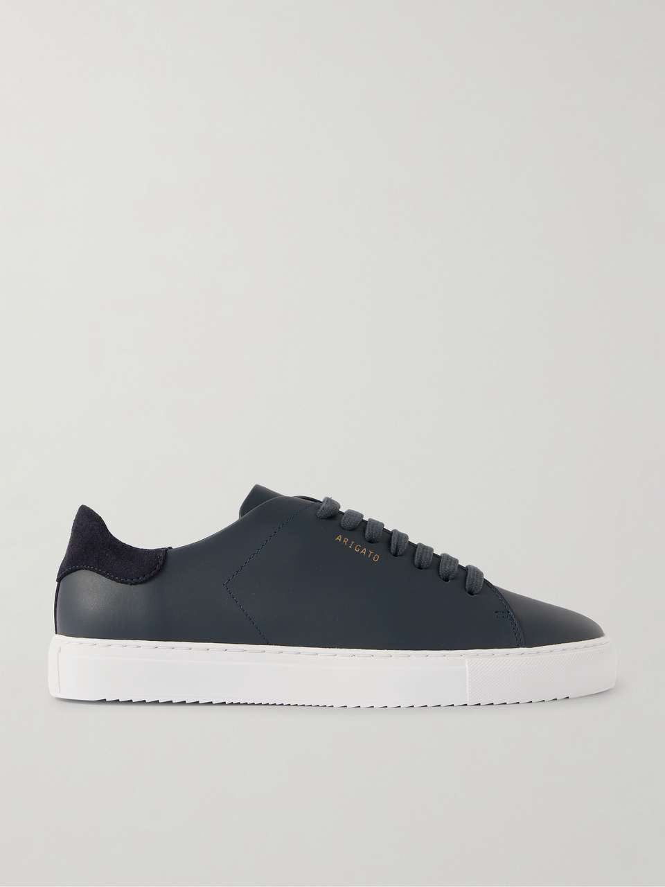 AXEL ARIGATO Clean 90 Suede-Trimmed Leather Sneakers for Men | MR PORTER