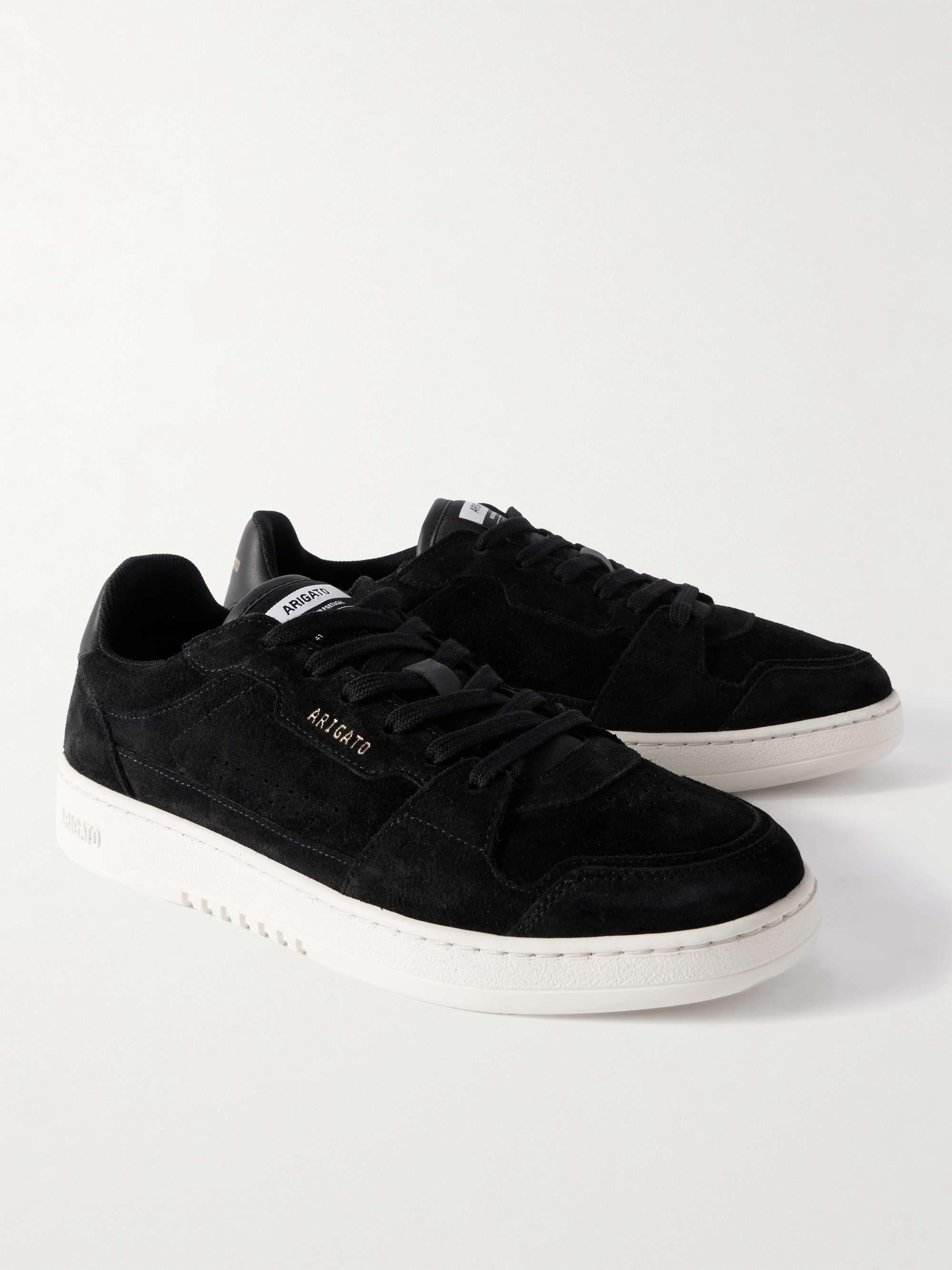 AXEL ARIGATO Dice Lo Leather-Trimmed Suede Sneakers for Men | MR PORTER