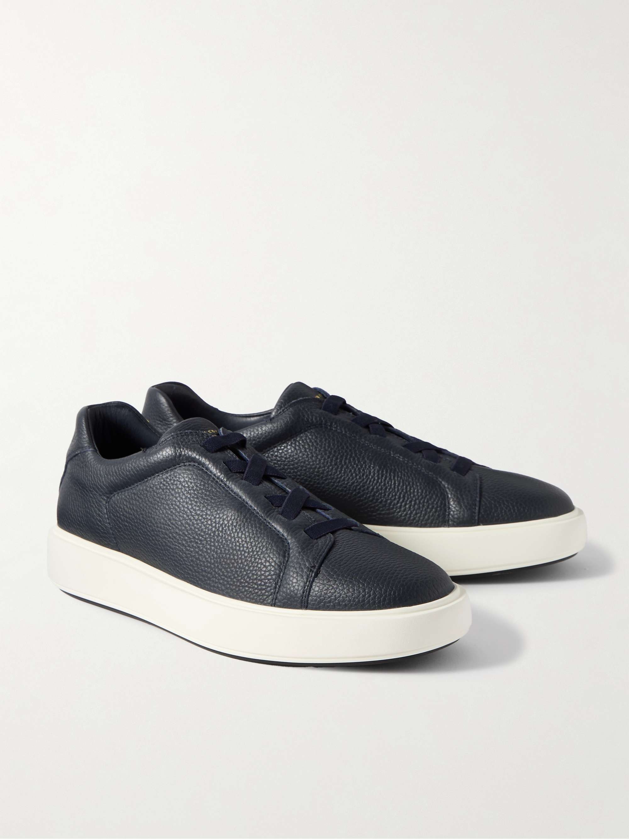 OFFICINE CREATIVE Slouch 001 Full-Grain Leather Sneakers for Men | MR ...