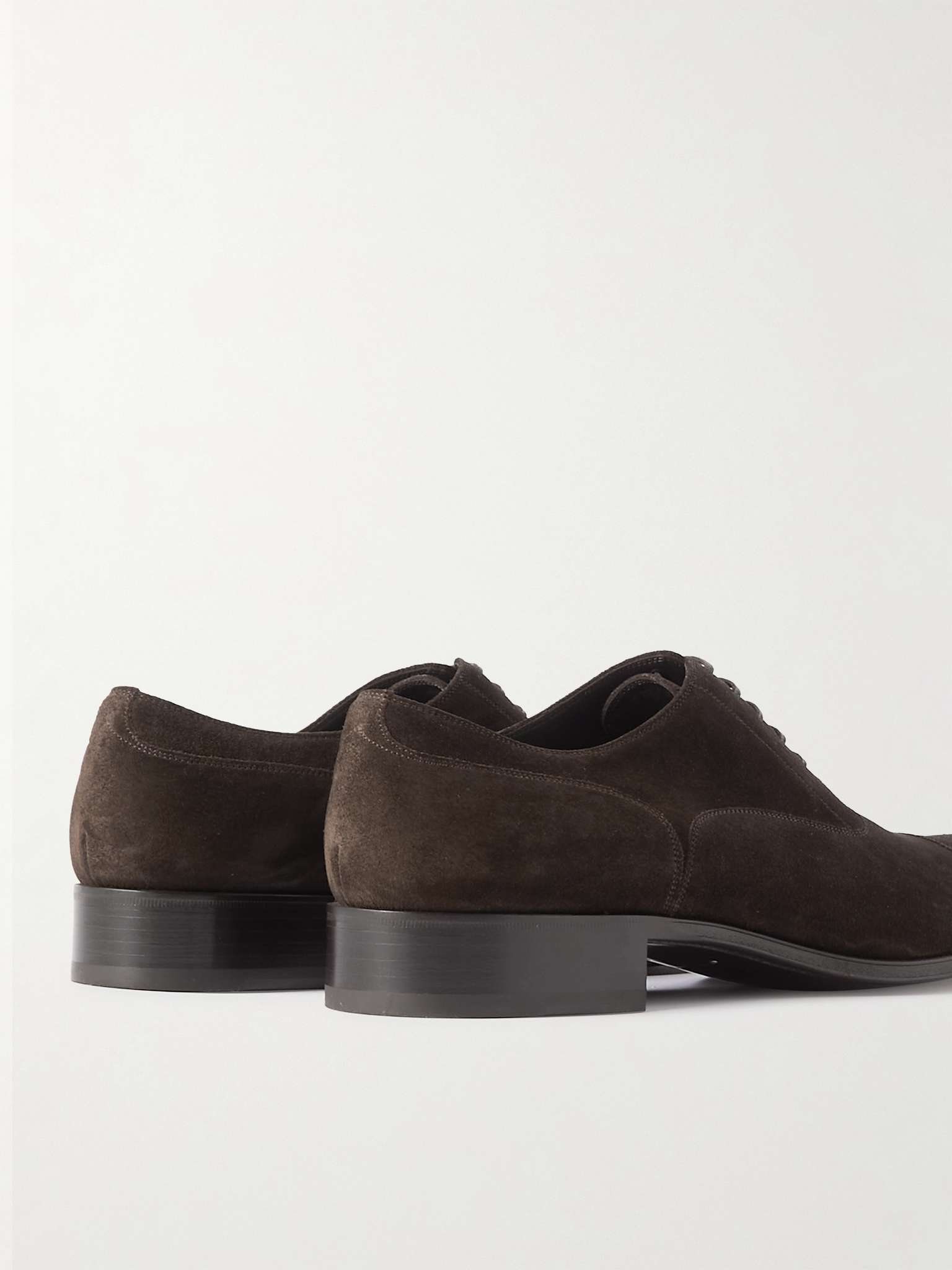 TOM FORD Claydon Suede Oxford Shoes for Men | MR PORTER