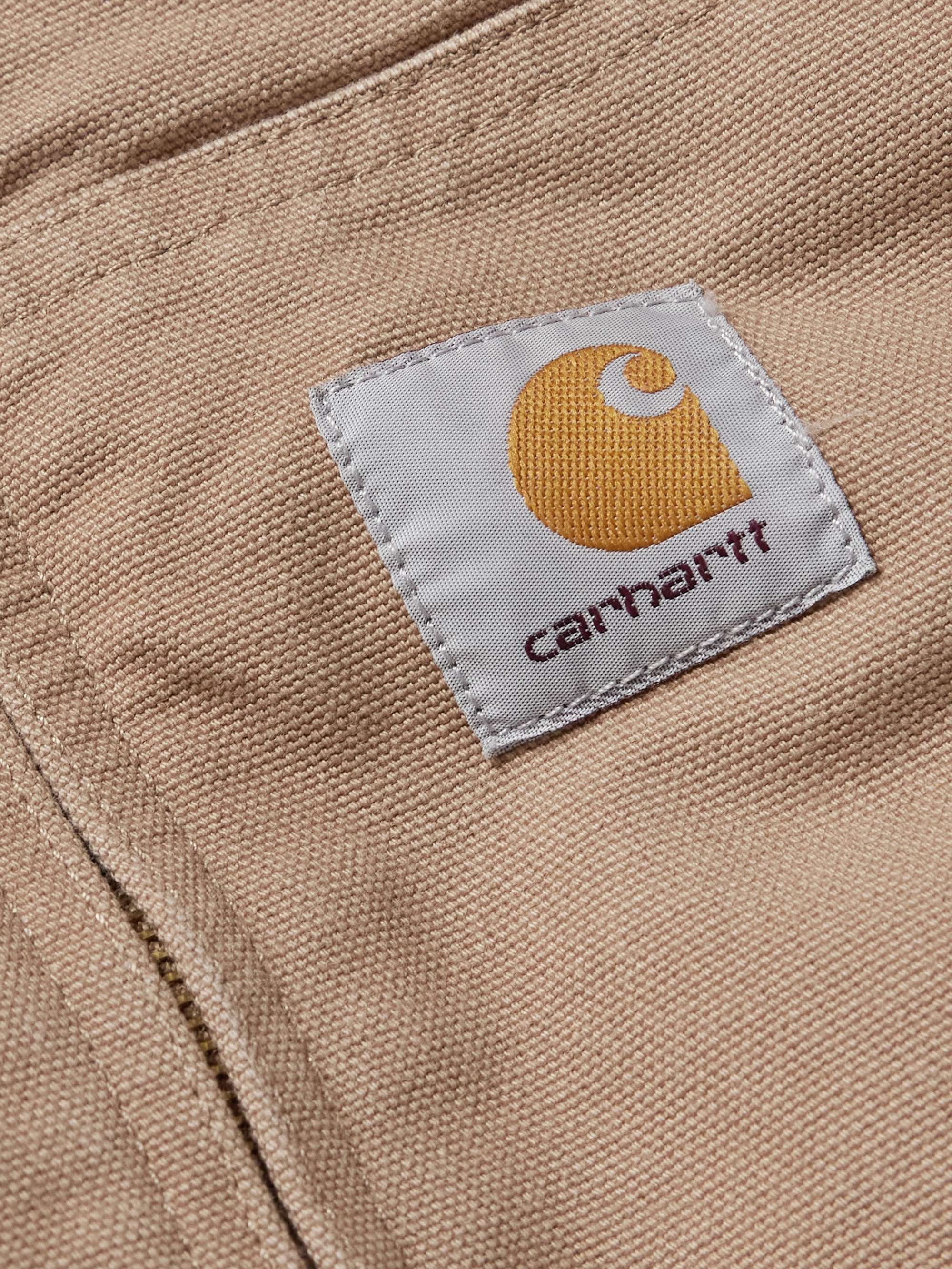 CARHARTT WIP OG Active Logo-Appliquéd Padded Cotton-Canvas Hooded ...
