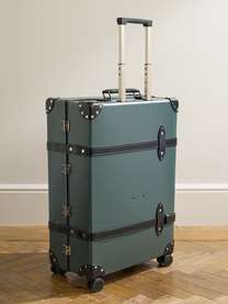 GLOBE-TROTTER No Time To Die Leather-Trimmed Vulcanised Fibreboard ...