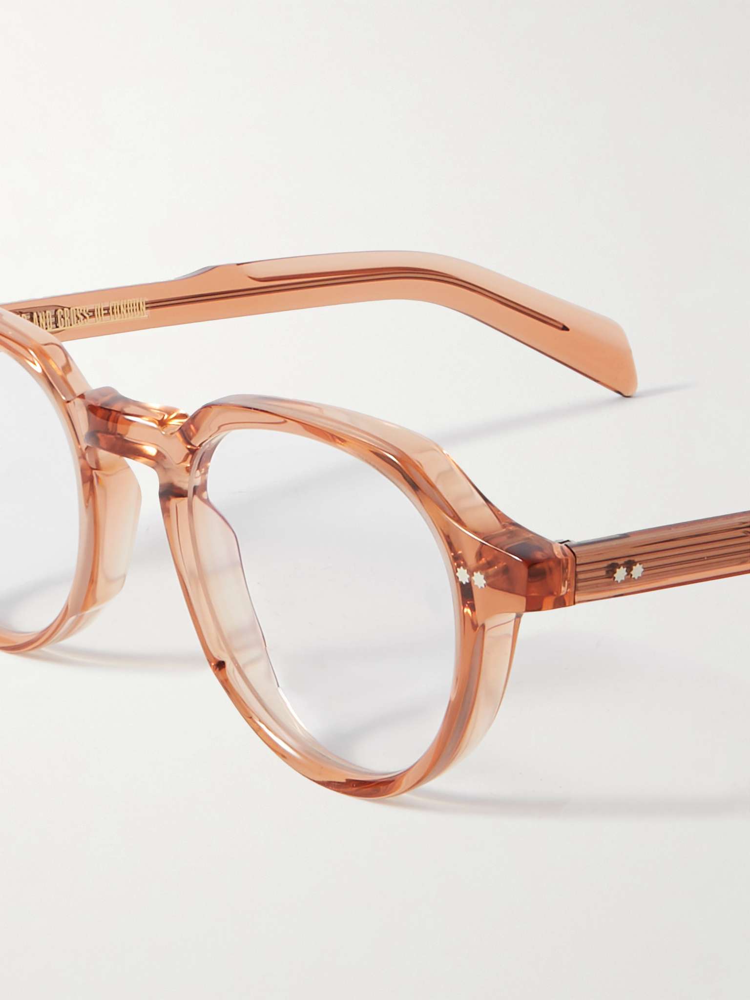 Pink GR06 Round-Frame Acetate Optical Glasses | CUTLER AND GROSS | MR ...