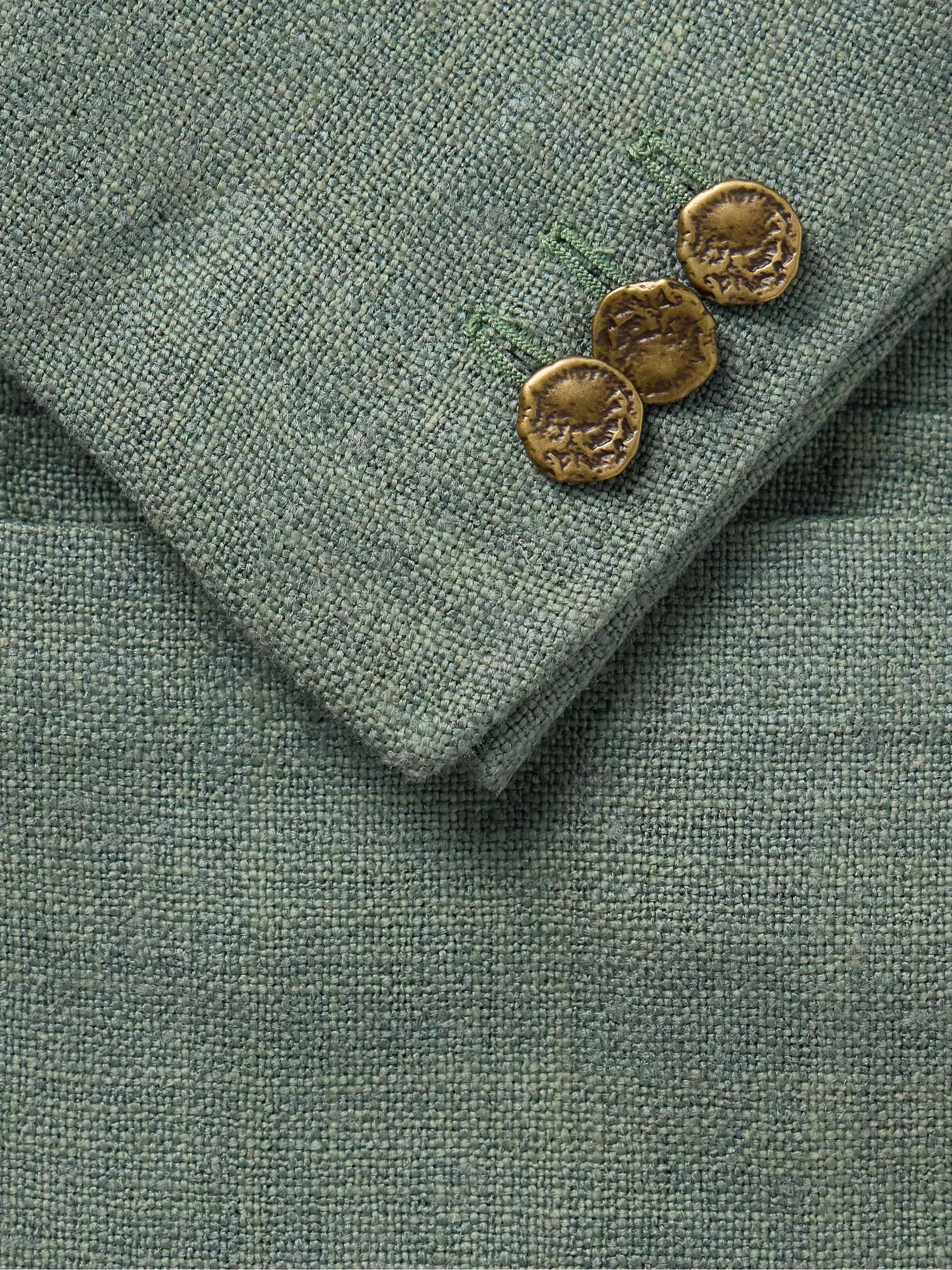 SID MASHBURN Ghost Slim-Fit Unstructured Silk, Linen and Cotton-Blend ...