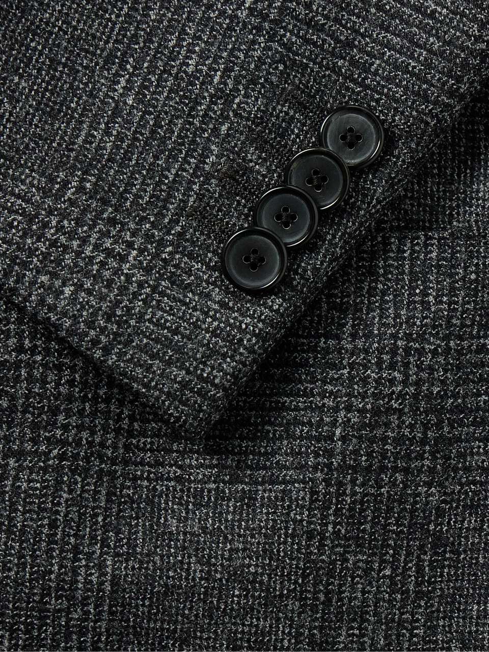 CARUSO Slim-Fit Double-Breasted Prince of Wales Checked Wool Suit ...